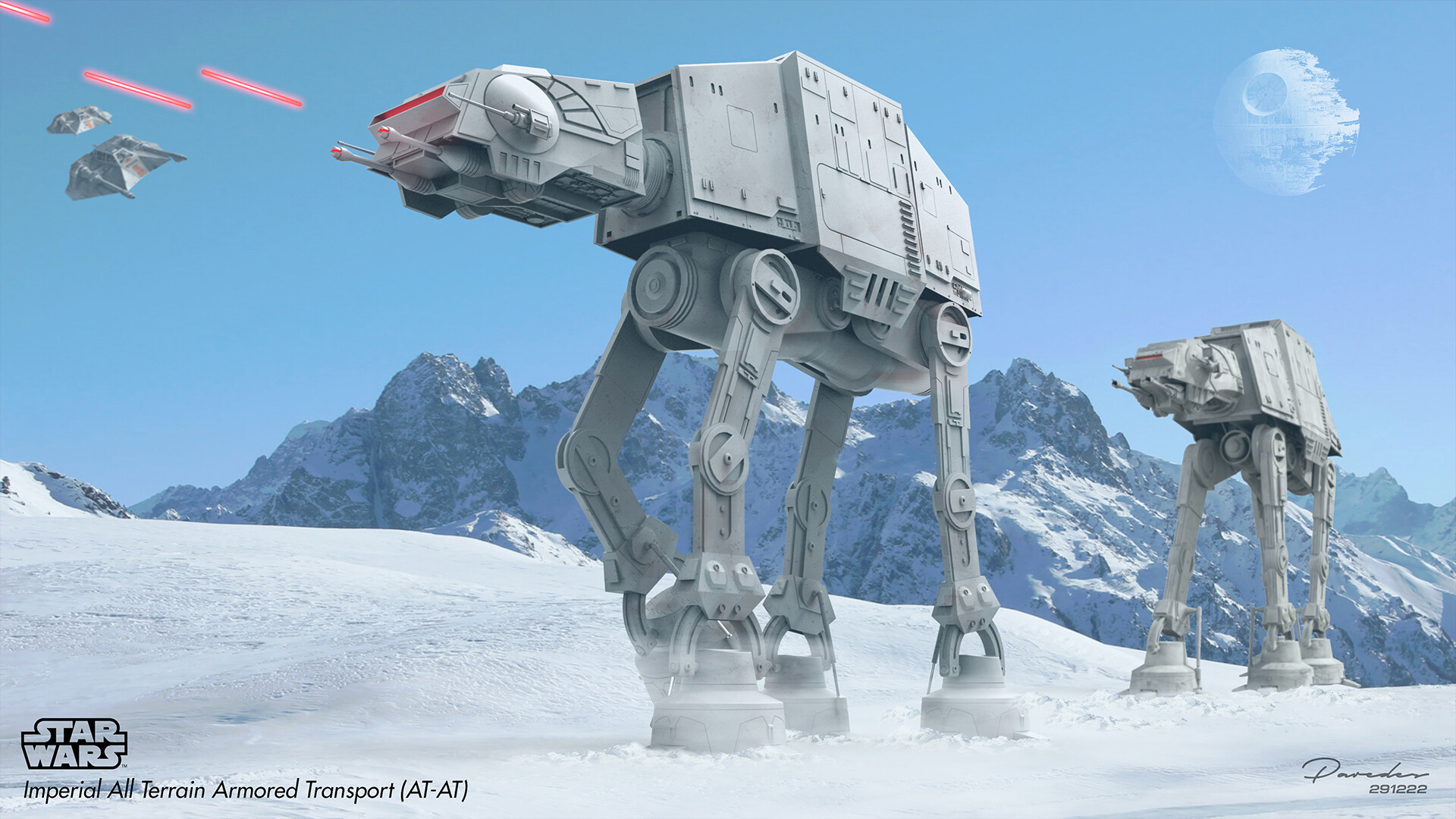 ArtStation - Star Wars Imperial All Terrain Armored Transport (AT-AT)