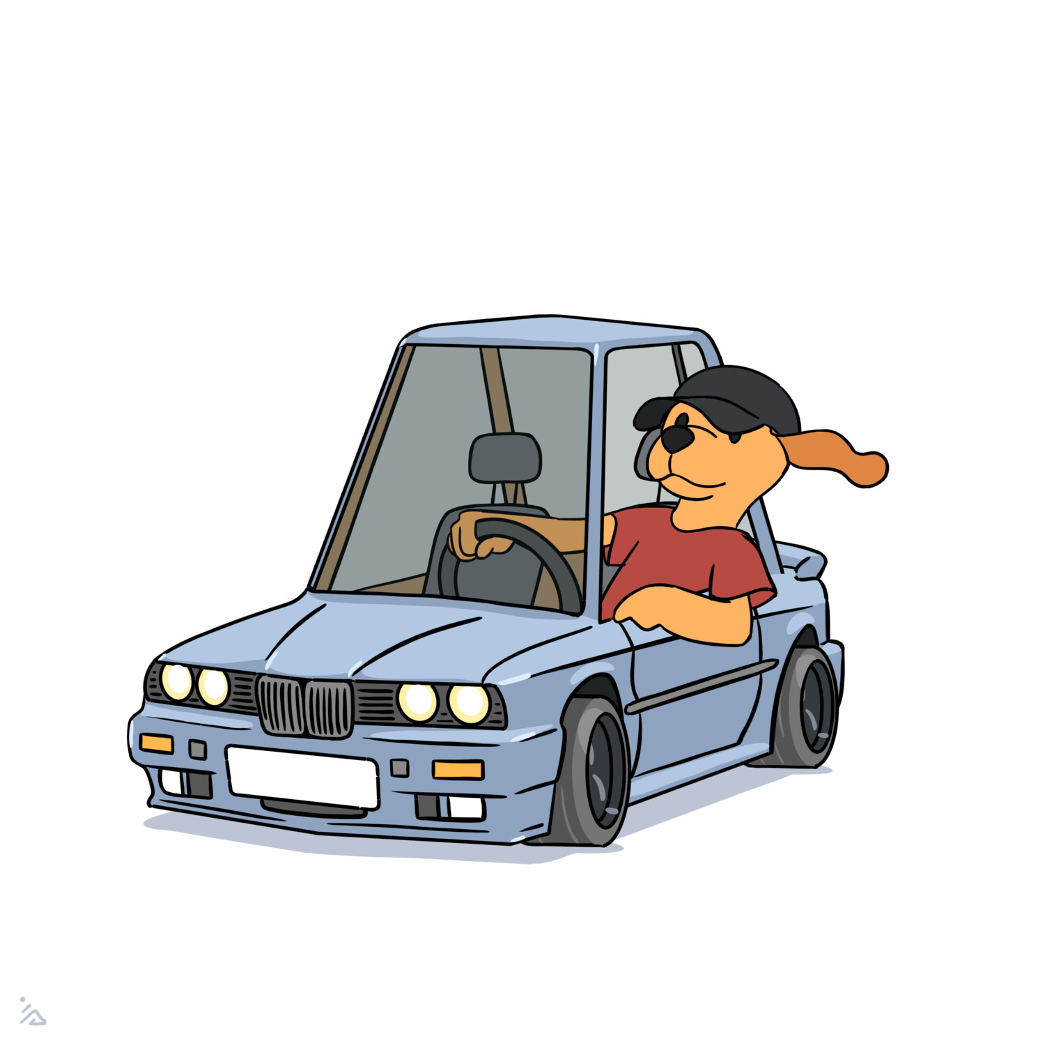 ArtStation - me and my Bmw