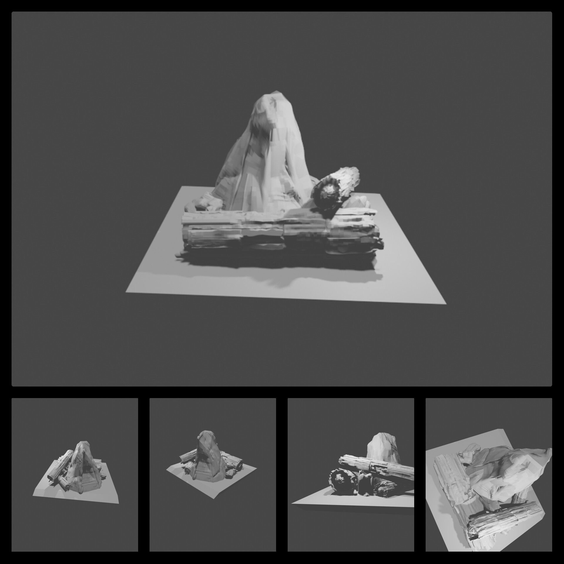 ArtStation - 3D Obstacle terrain concept