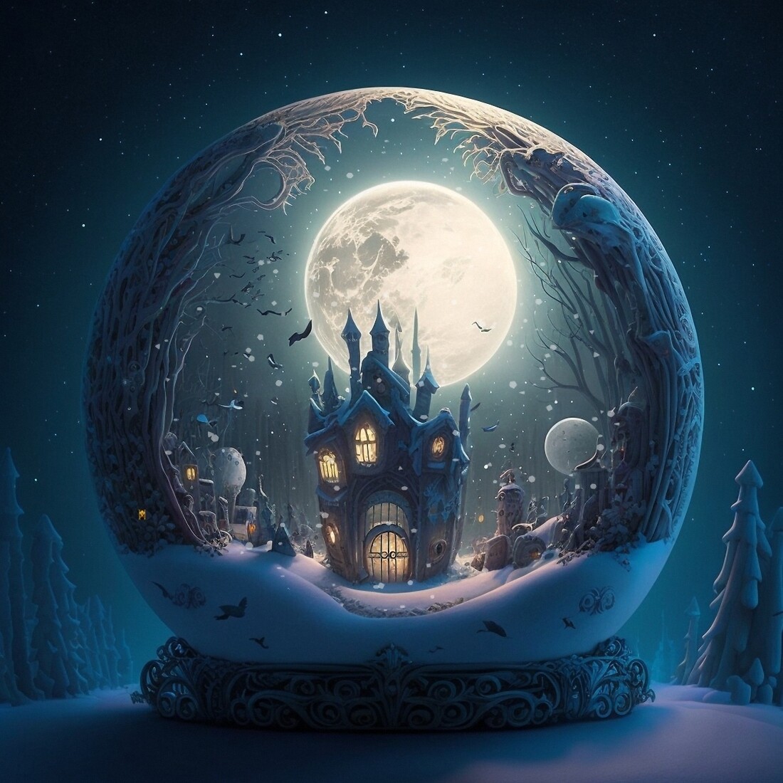 ArtStation - Snow globe