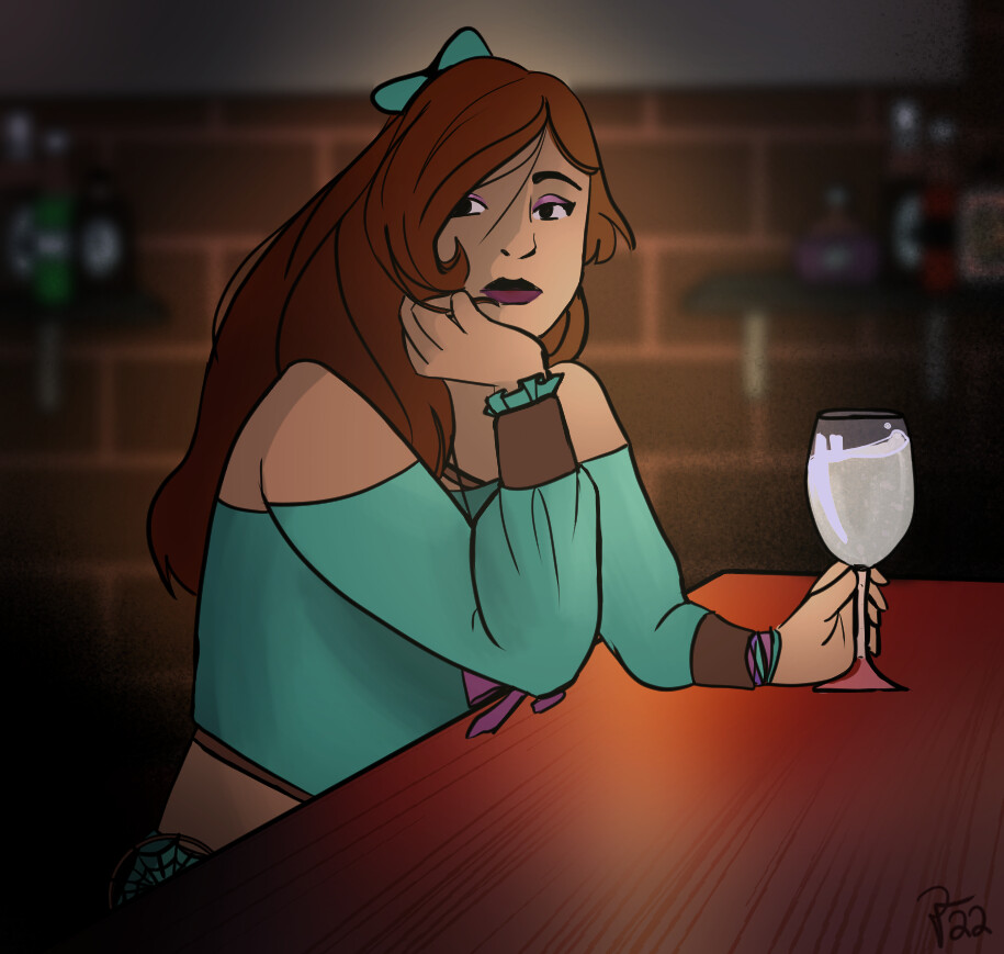 ArtStation - The Lonely Barfly
