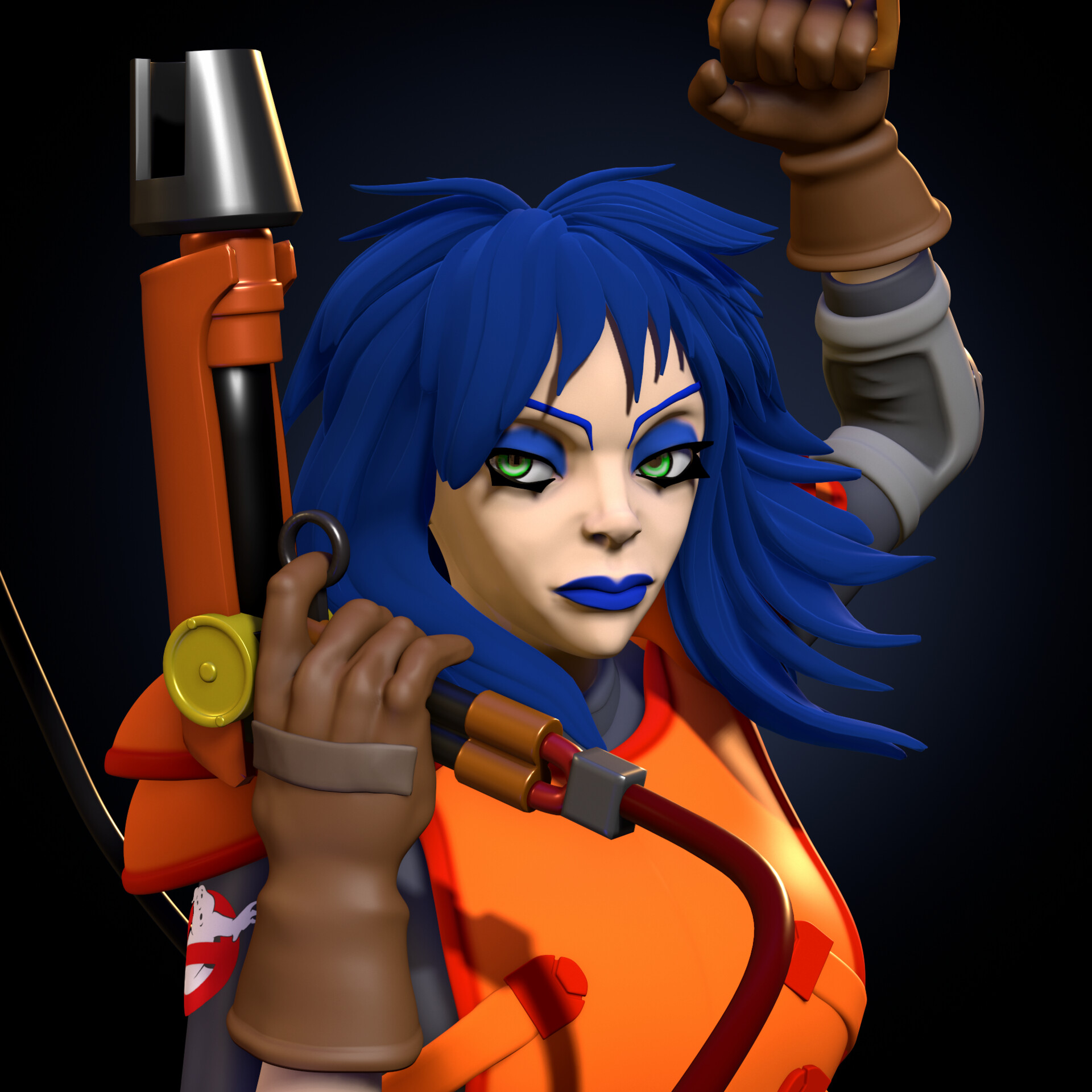 ArtStation - Kylie Griffin from Extreme Ghostbusters