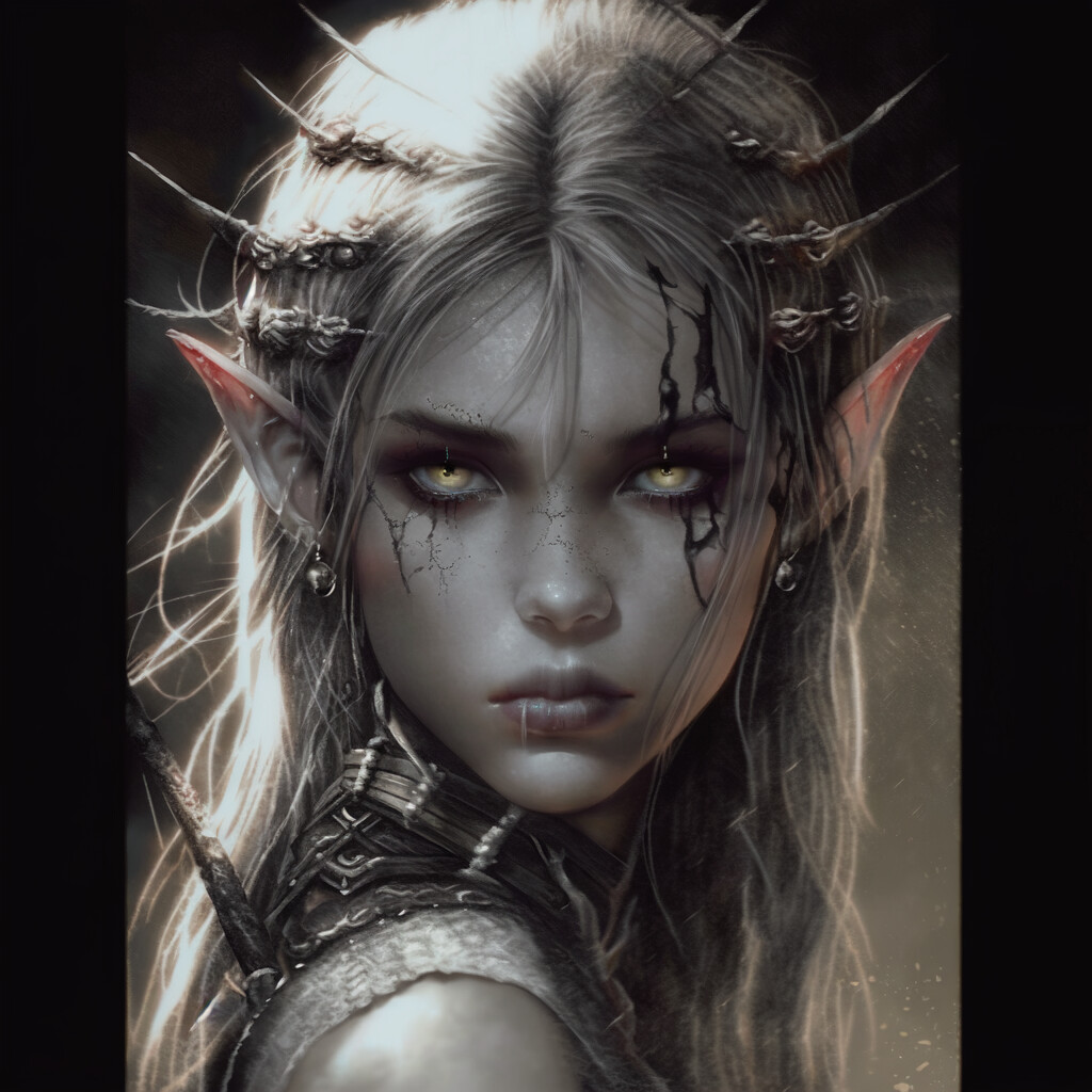 Artstation Witch Queen Of Elves Part2 4482