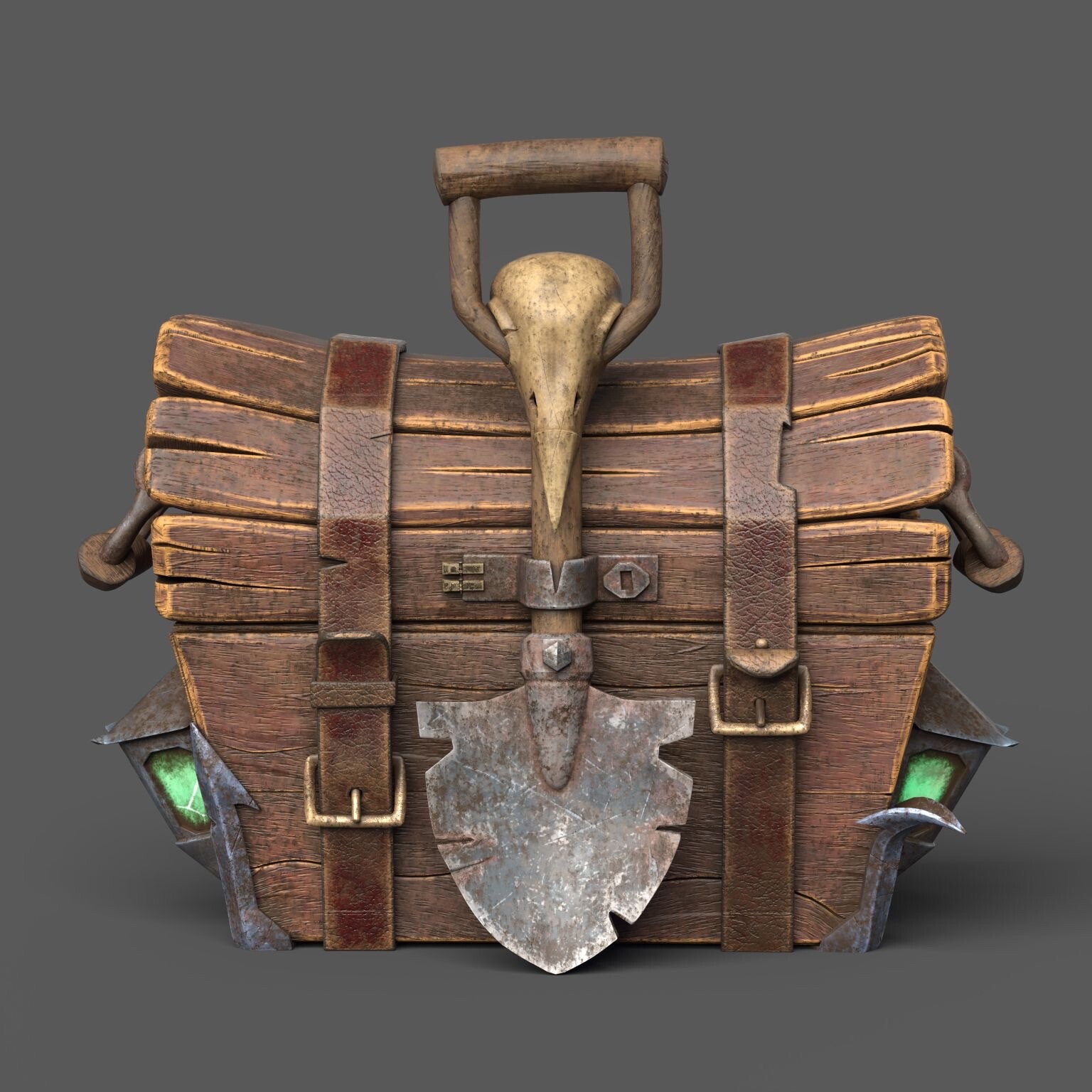 ArtStation - Old wood box
