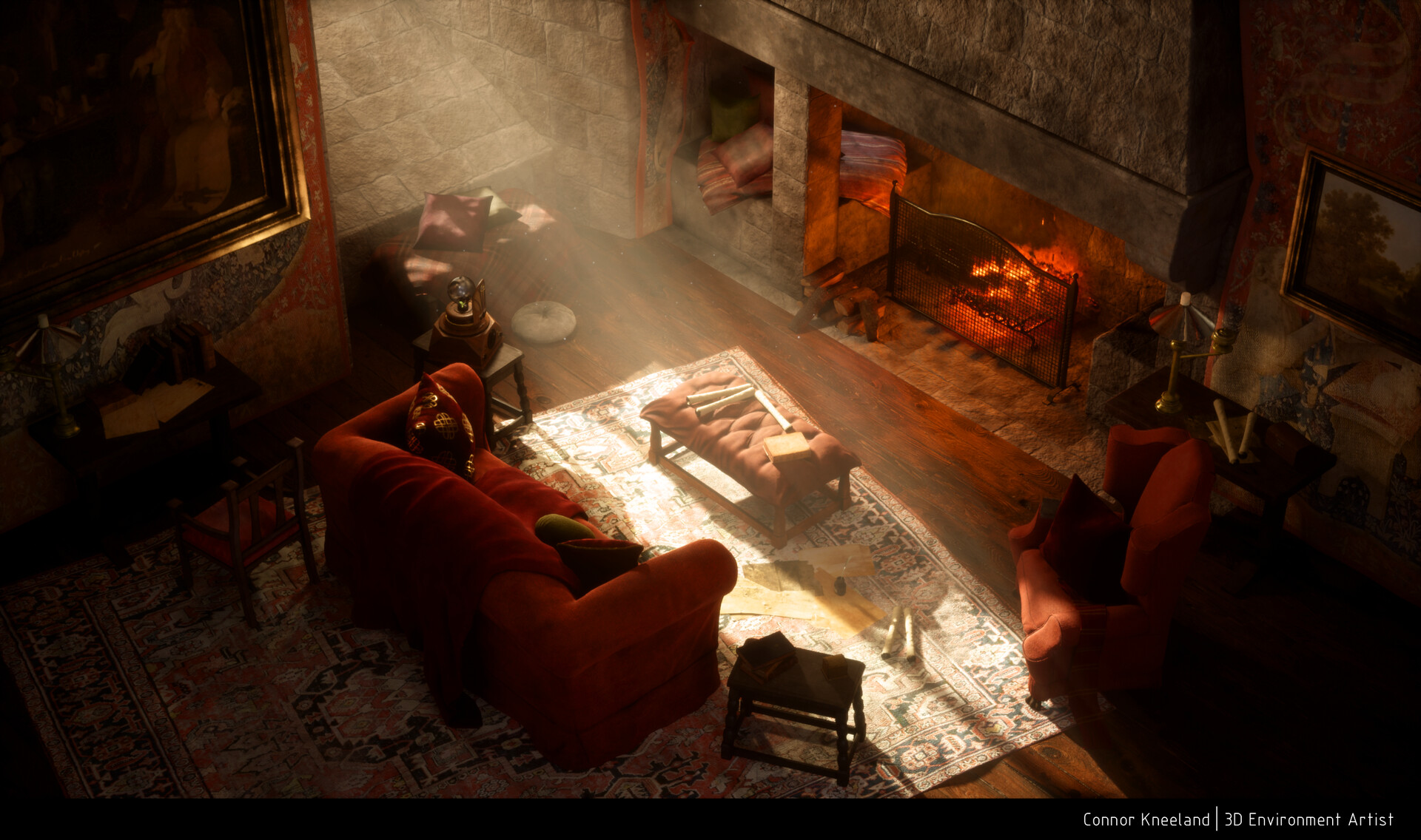 Connor Kneeland - Gryffindor Common Room
