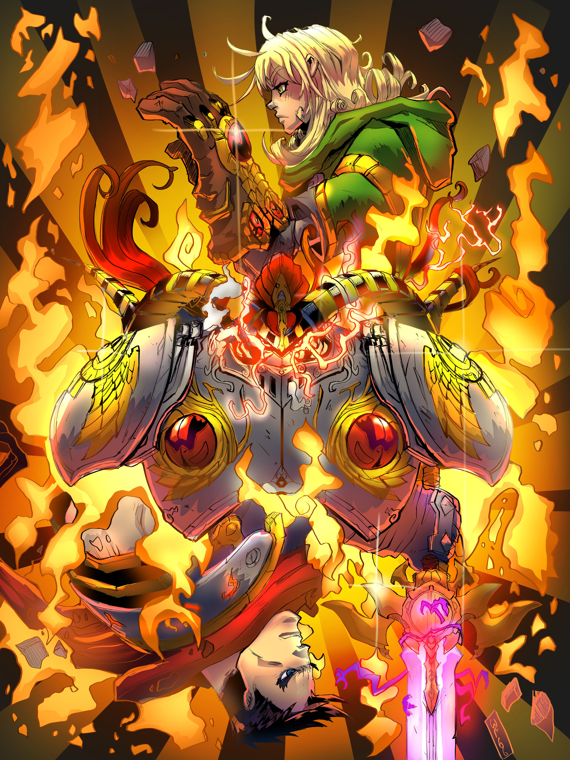 Artstation Joe Mad Battle Chasers Fanart