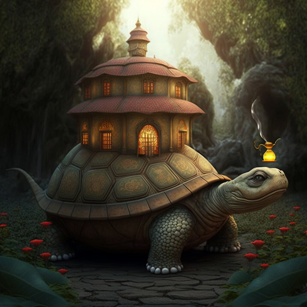 ArtStation - The Turtle & Lantern