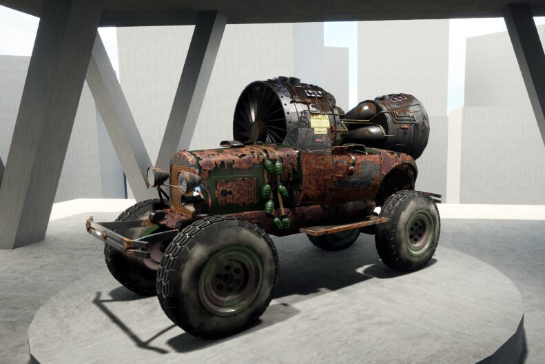 Riley Wood - Dieselpunk Car Model