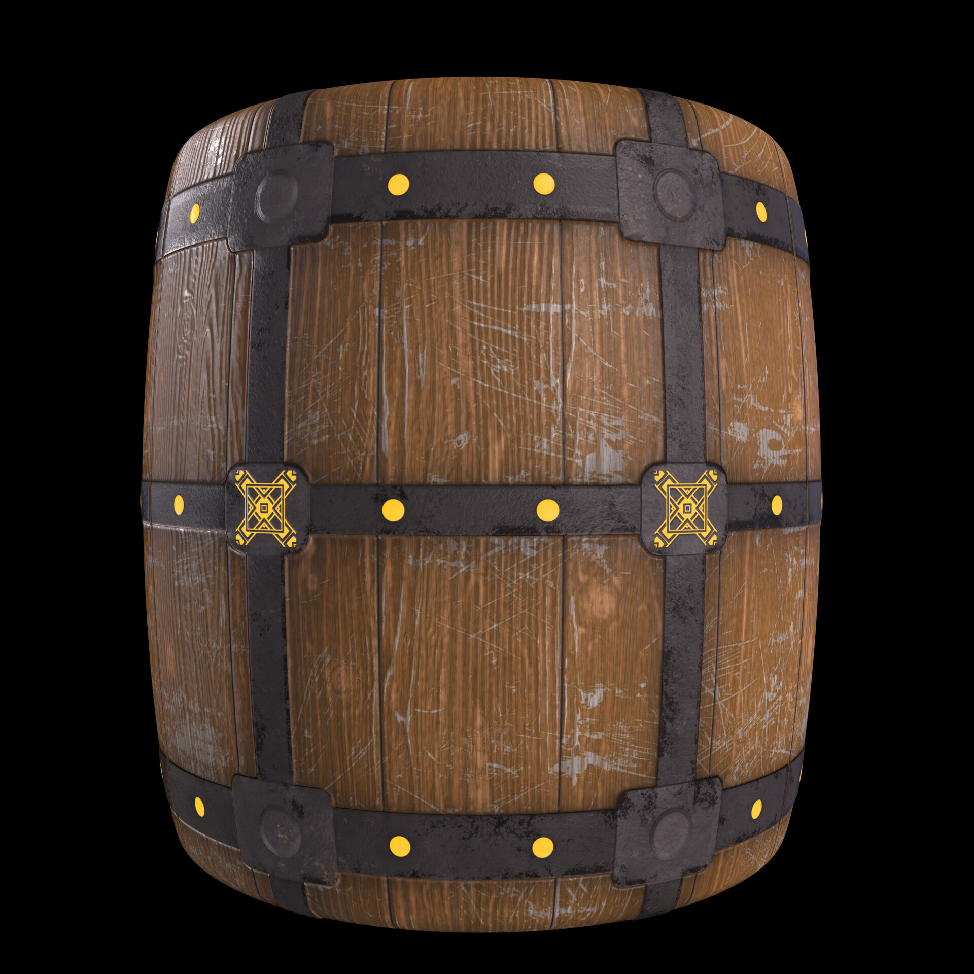 ArtStation - Wood Materials 20- Barrel Wood panel, Sbsar, Seamless, Pbr, 4k