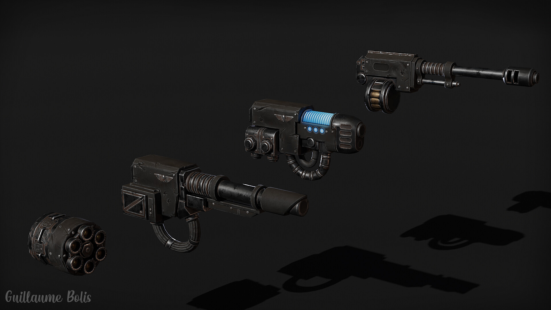 Guillaume Bolis - W40k new armoured sentinel 3d model