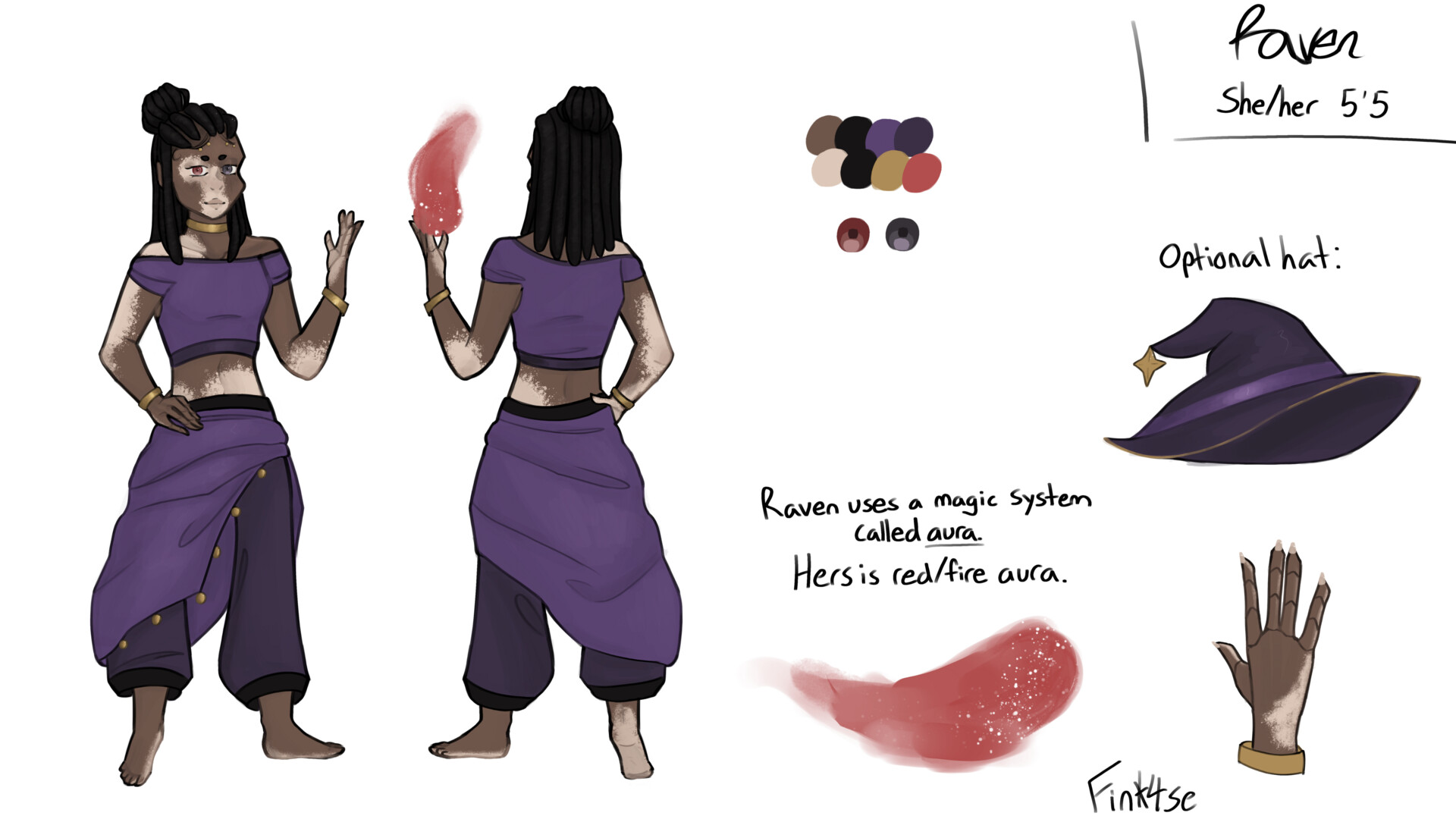 ArtStation - Raven ref sheet 2022