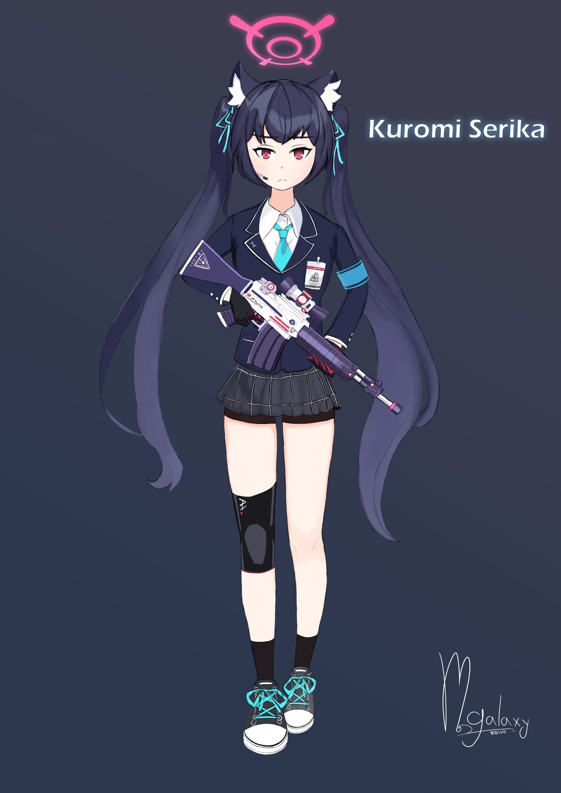 ArtStation - Blue Archive - Kuromi Serika