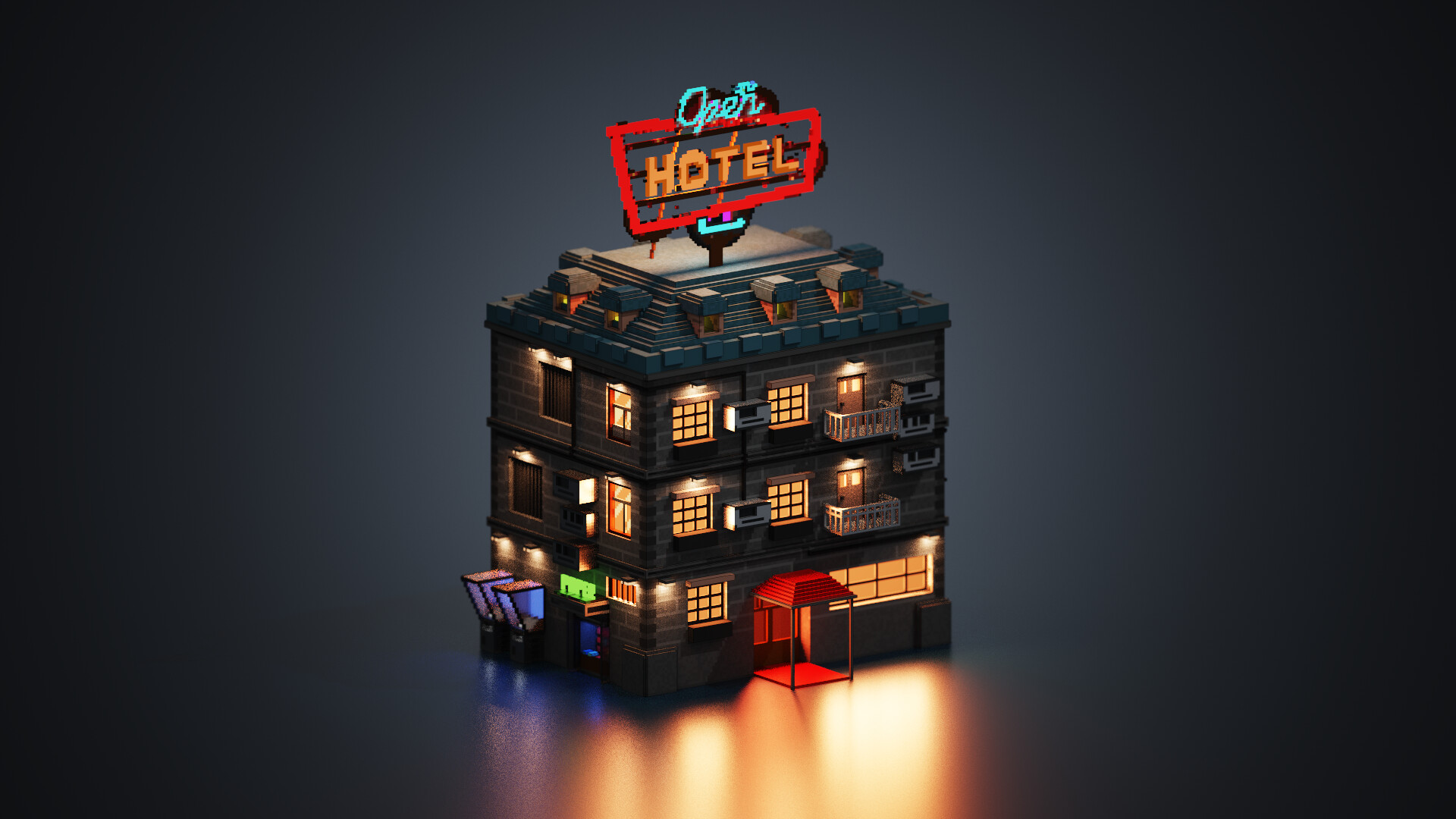 ArtStation - Voxel Hotel