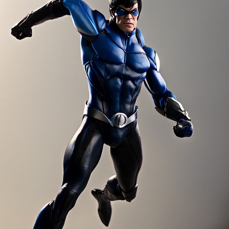ArtStation - Nightwing - DC (Photorealistic image + upscaled detail)