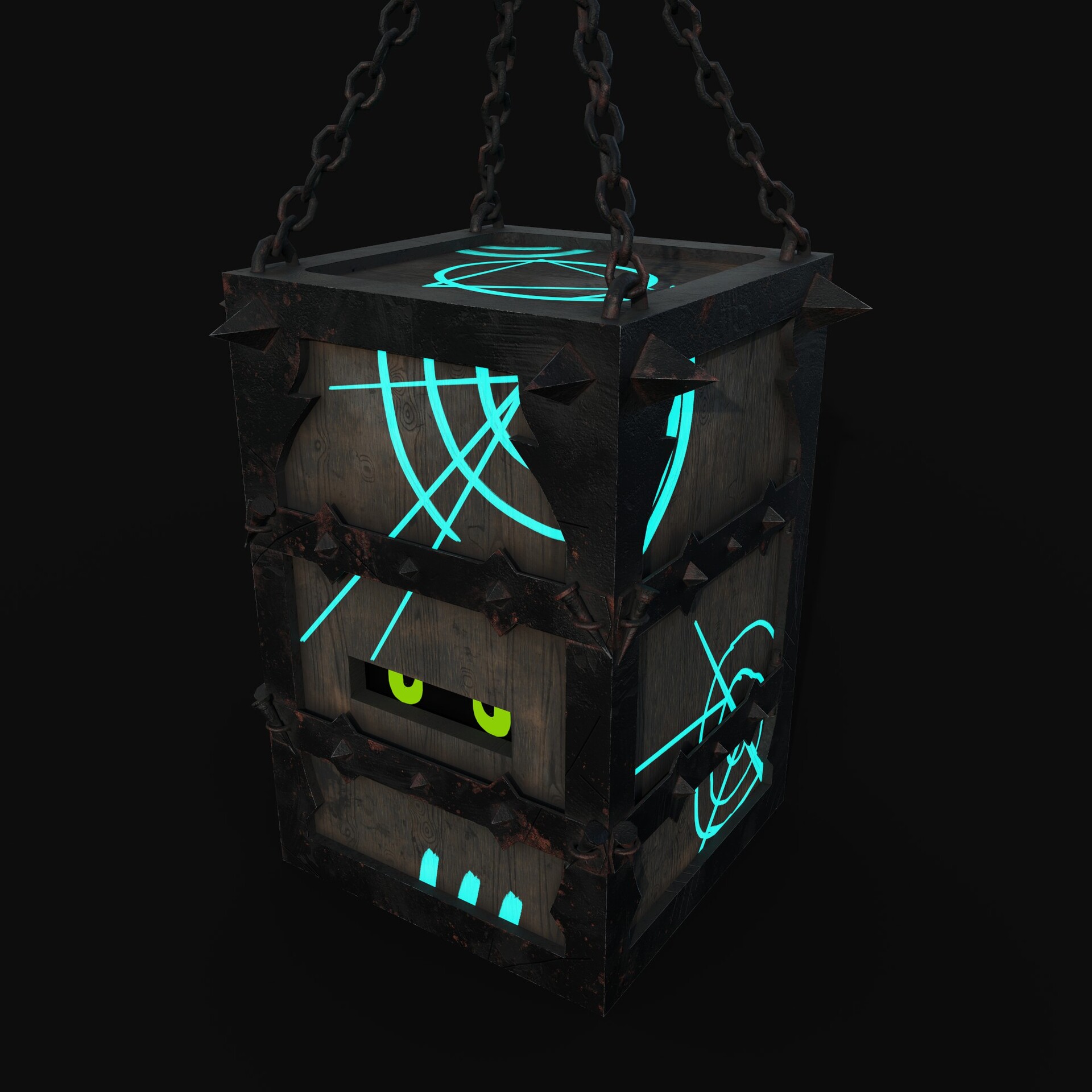 ArtStation - 3D Fantasy Cage Texture