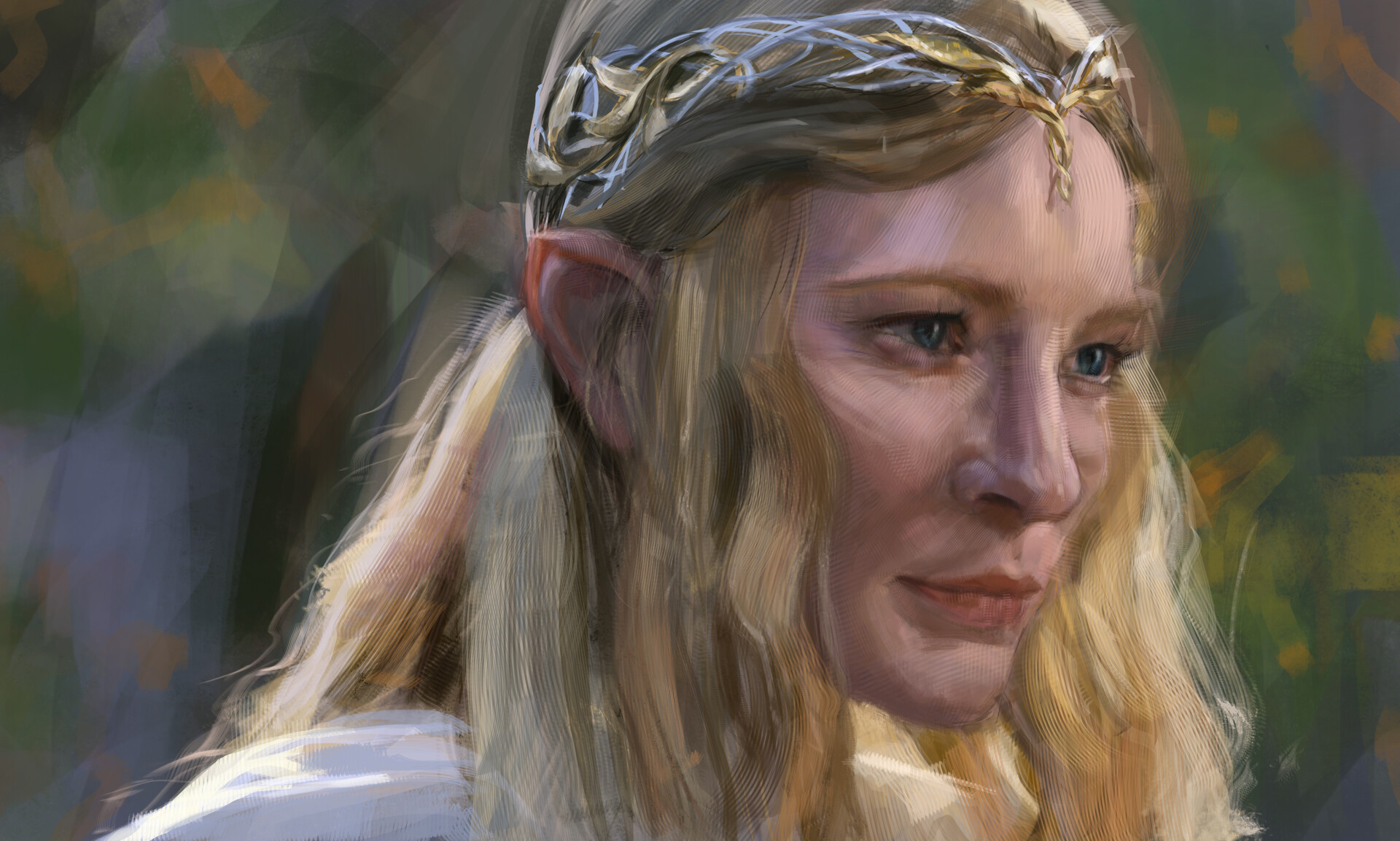 ArtStation - Galadriel Portrait Study