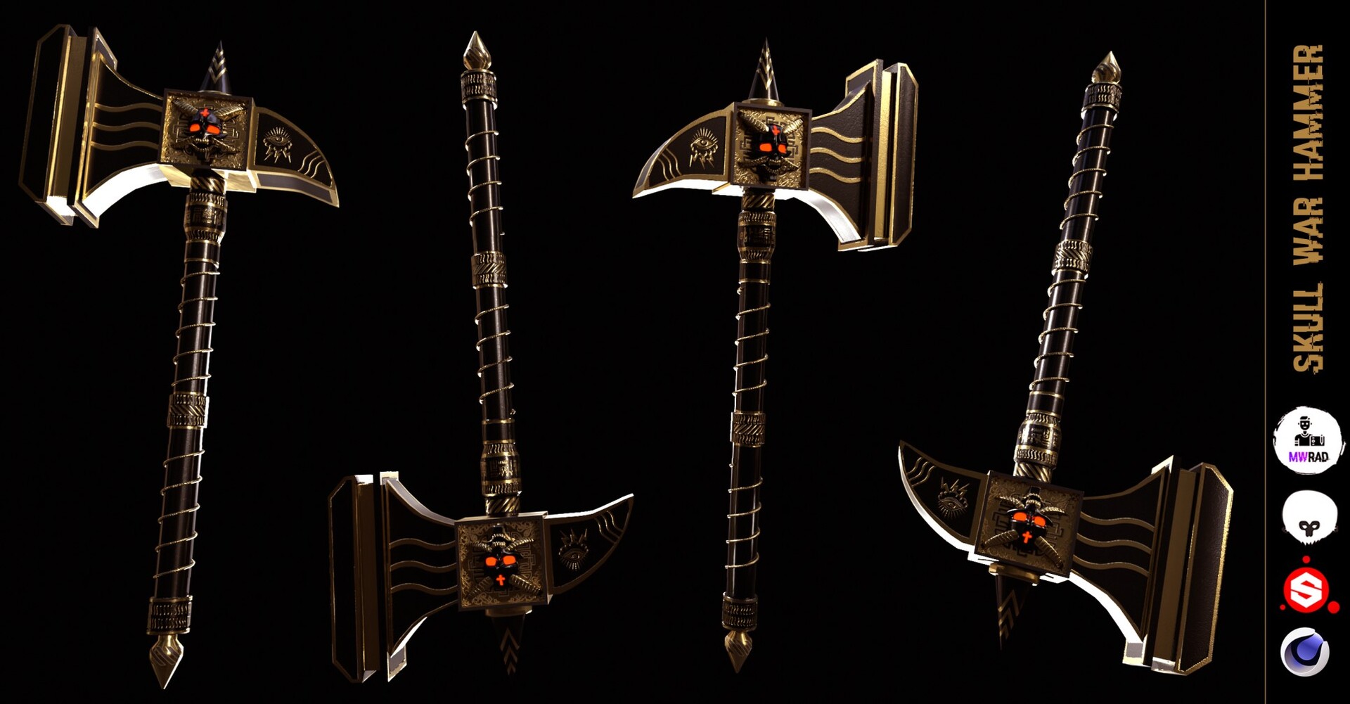 Mehrad mousavi - ⚒🔥 skull war hammer 🔥⚒