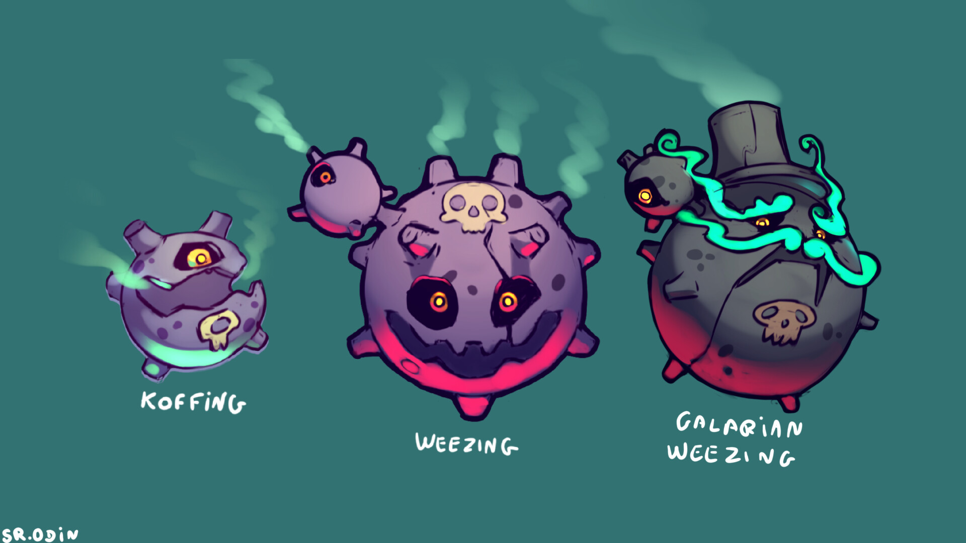 weezing wallpaper