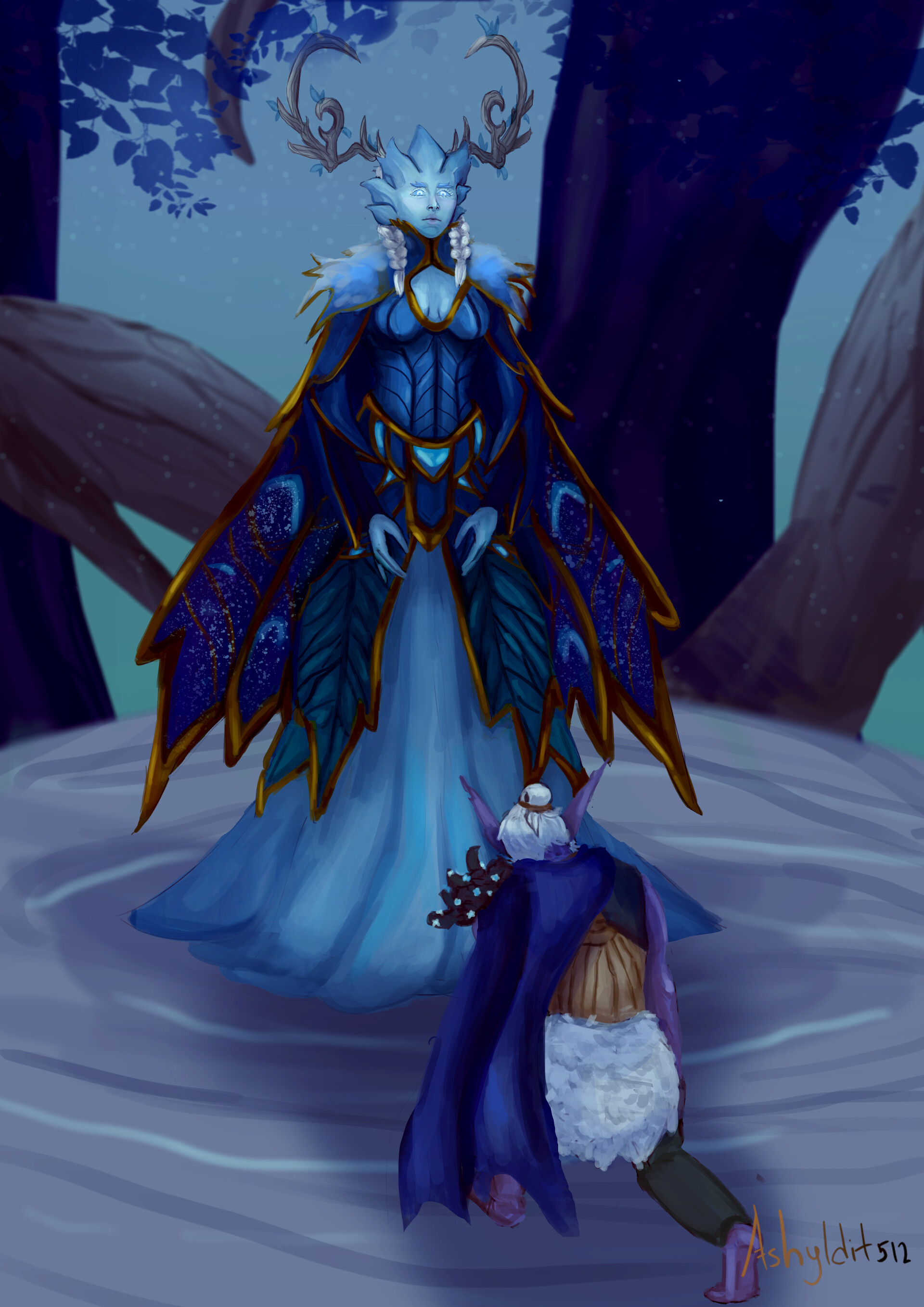 ArtStation - Winter Queen