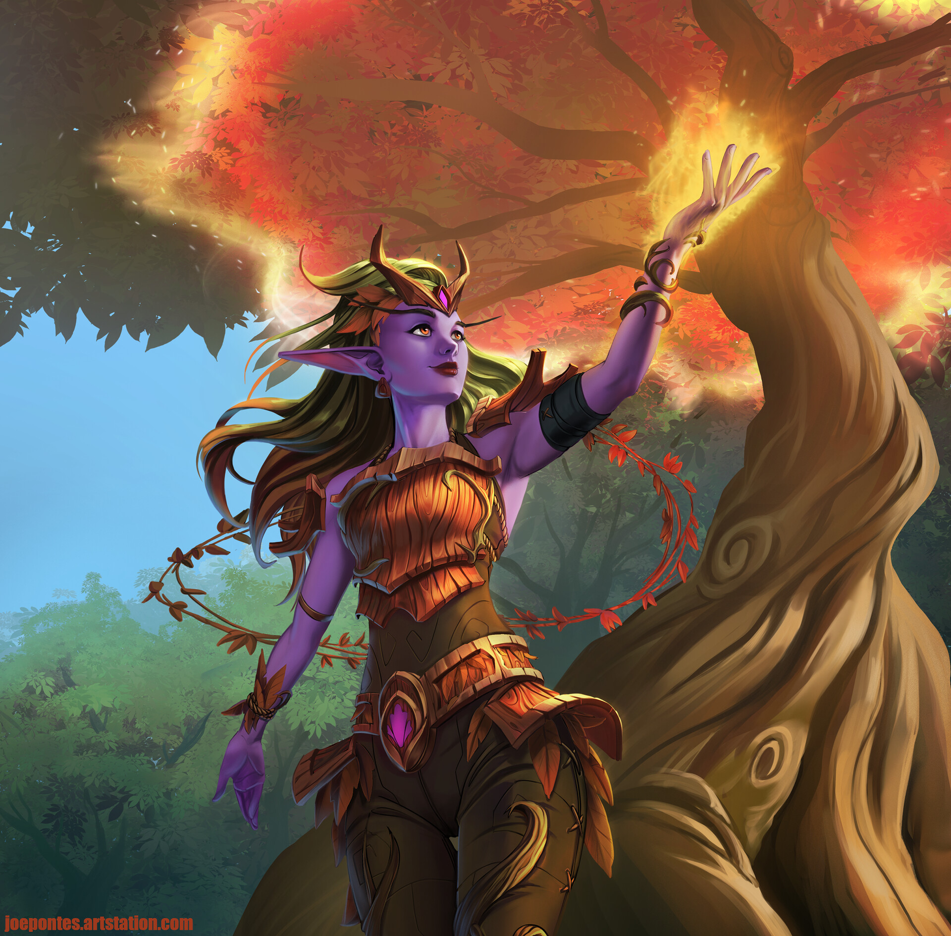 ArtStation - Autumn Elf