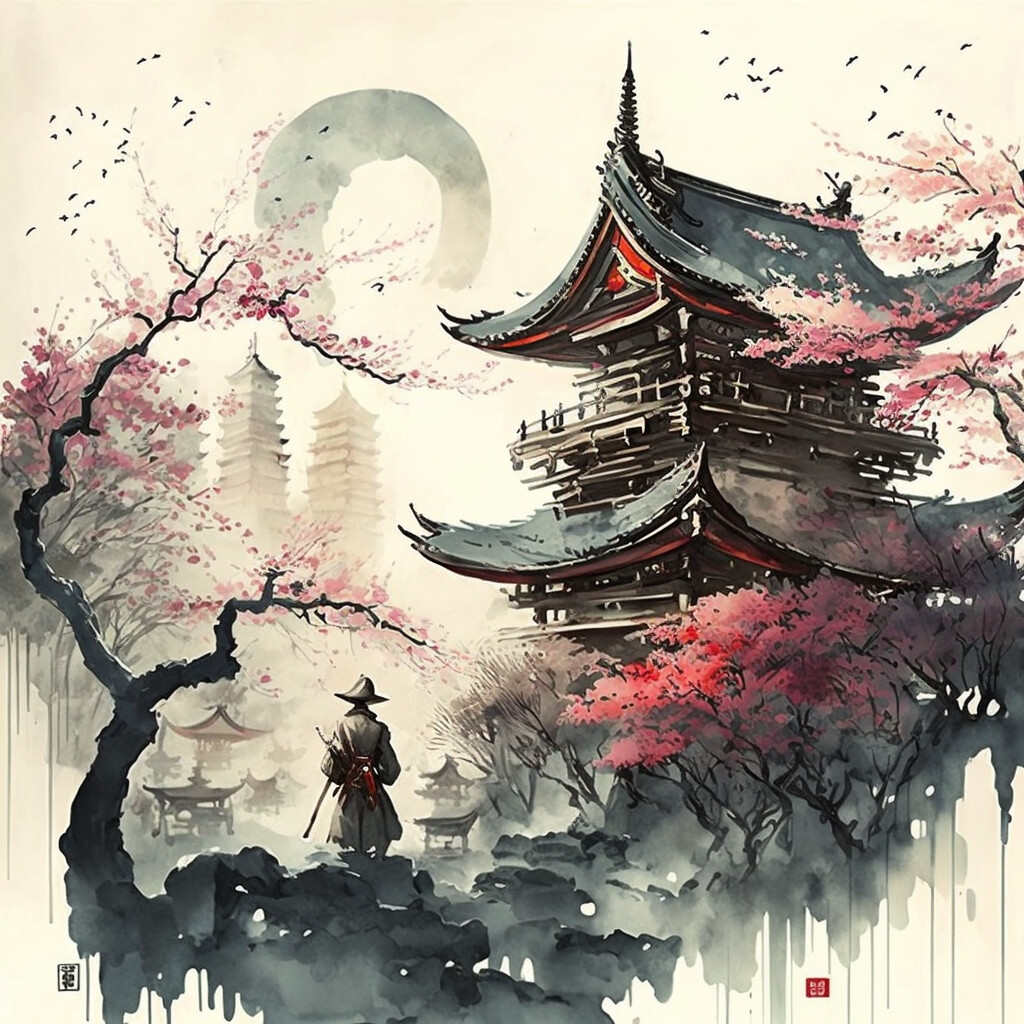 ArtStation - Mystical Japanese Temple