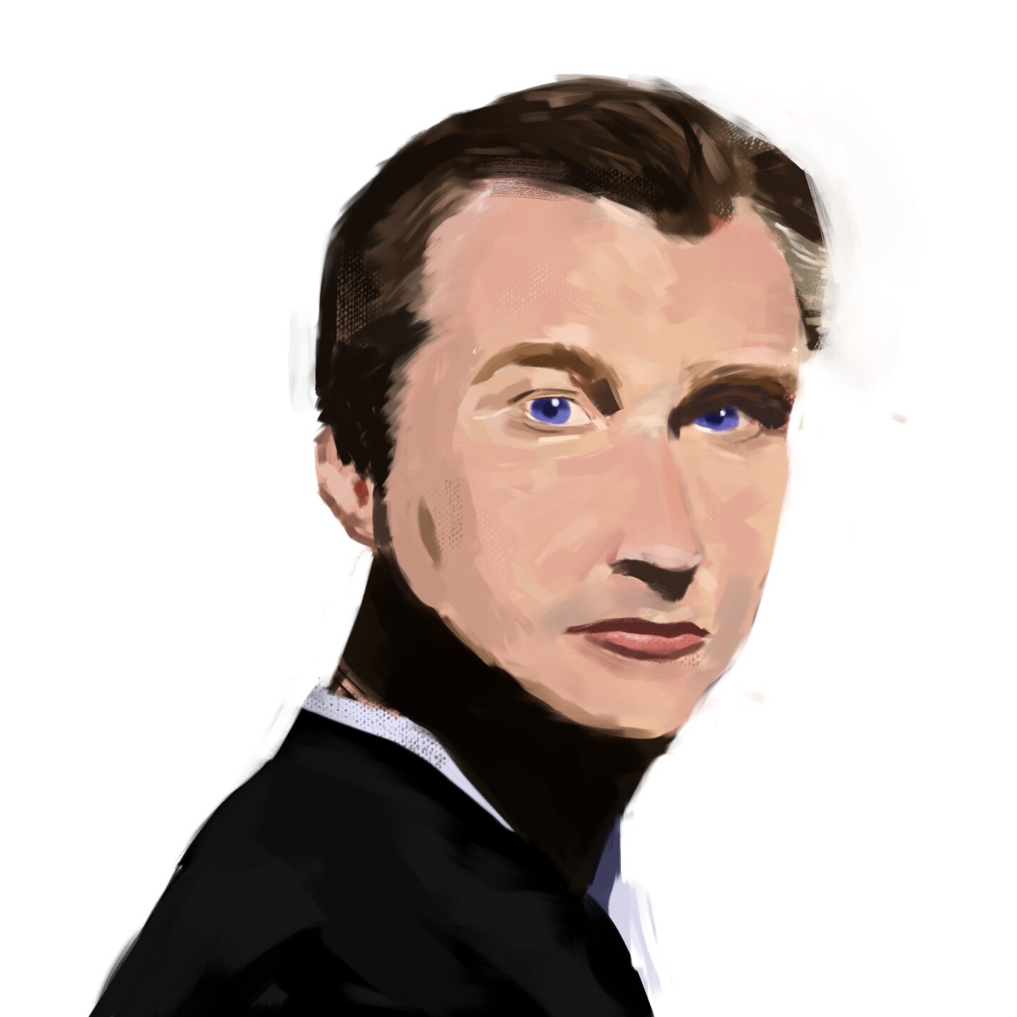 ArtStation - Christopher Nolan portrait