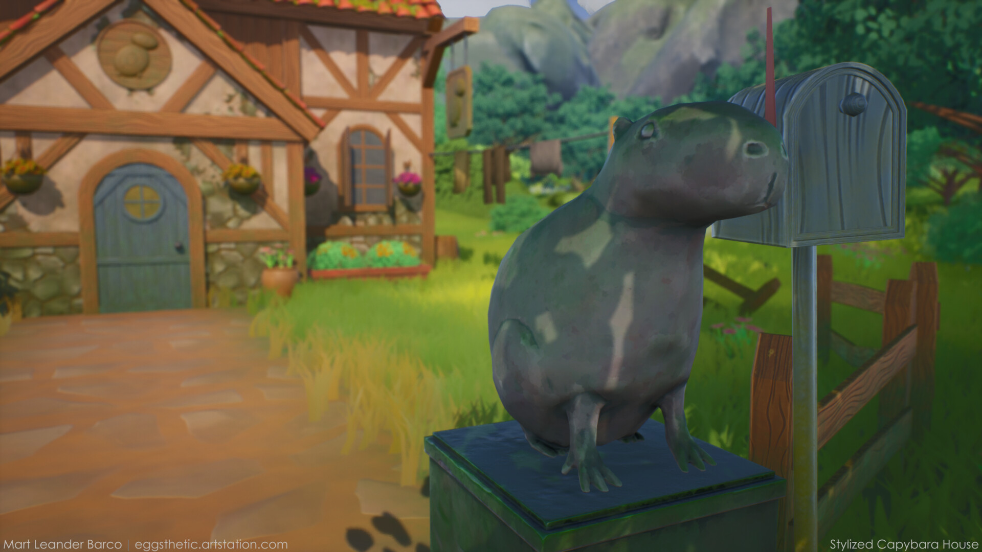 Mart Leander Barco - Stylized Capybara House