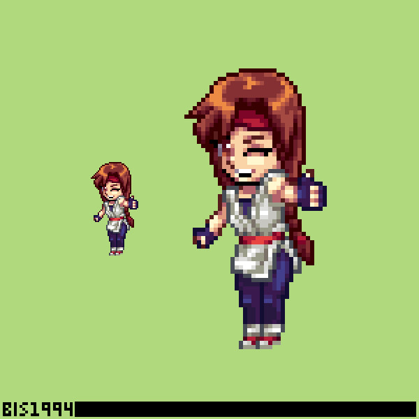 ArtStation - Yuri Sakazaki - Art of Fighting/KOF