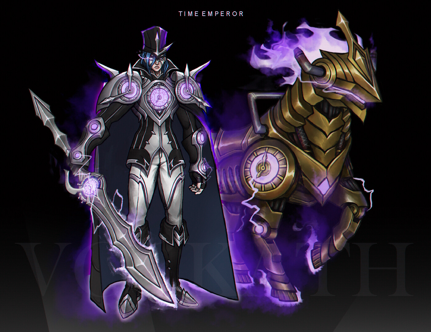 Derzeit art - Volkath Time emperor [Aov Skin Contest 2022]