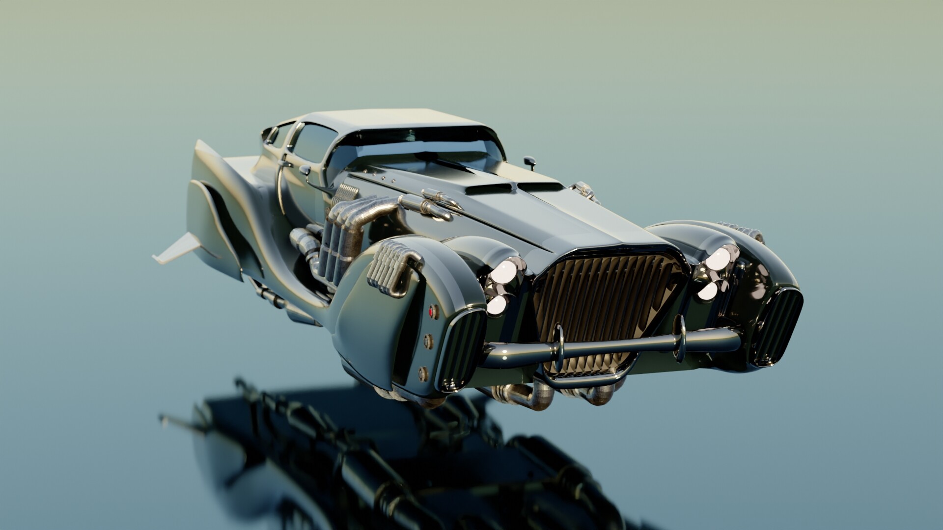 ArtStation - Art Deco Car