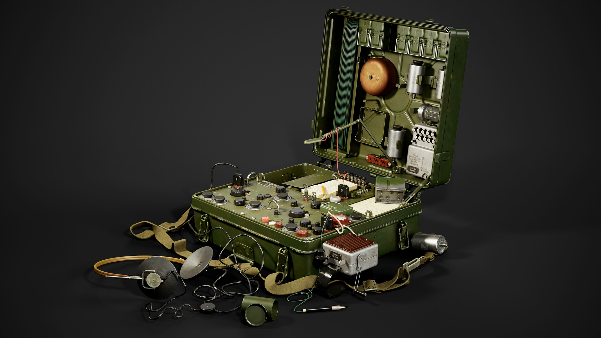 ArtStation - Soviet Spy Radio Set
