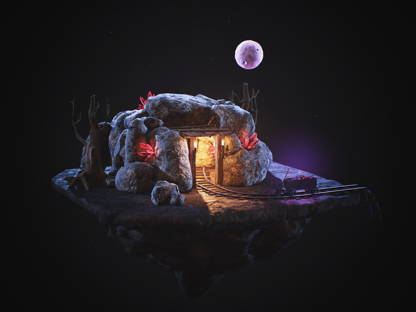 ArtStation - Crystal Mine