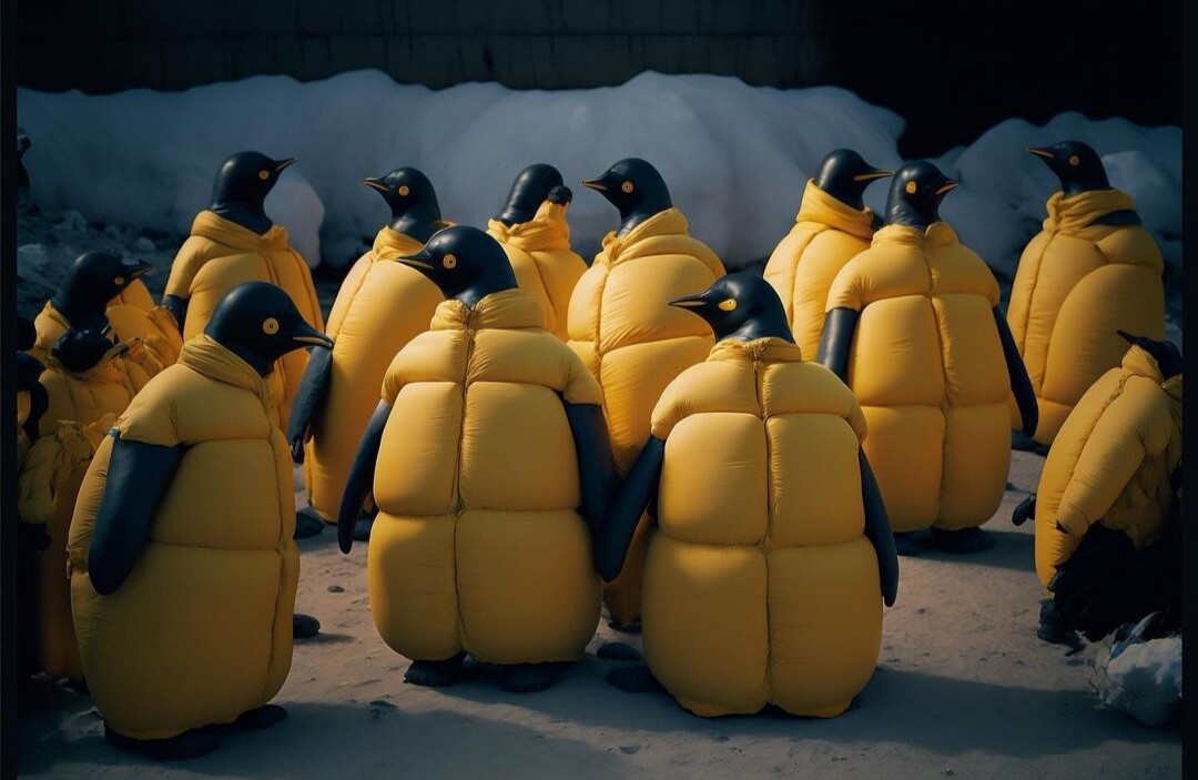 AWAY PARK - Puffer Penguins with Dunk. 1o1