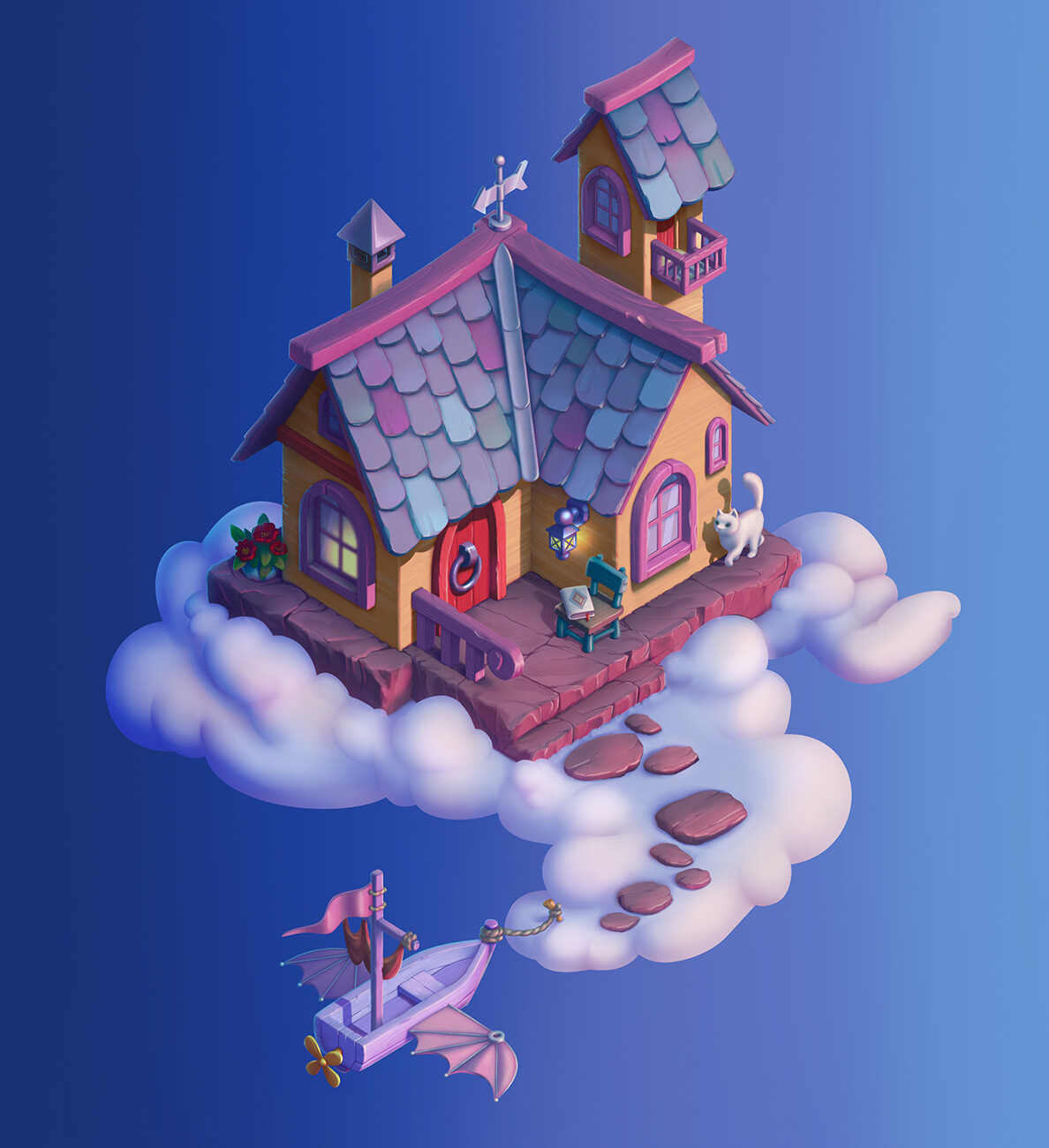 ArtStation - Cloud House