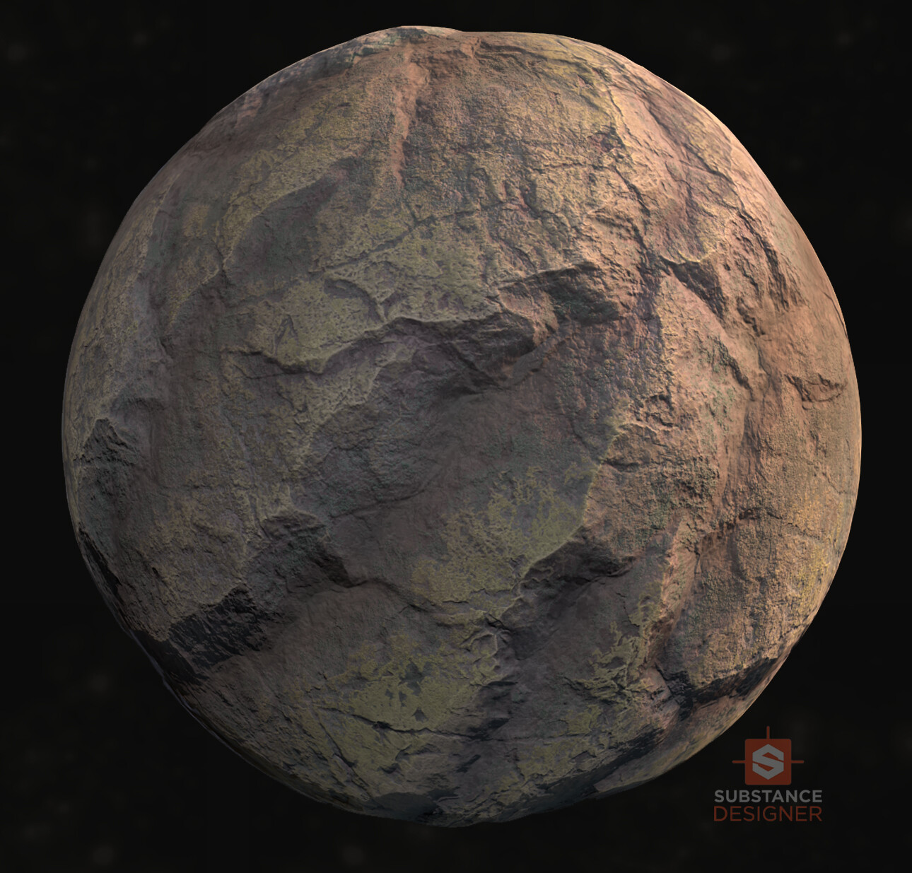 ArtStation - SD练习石头材质