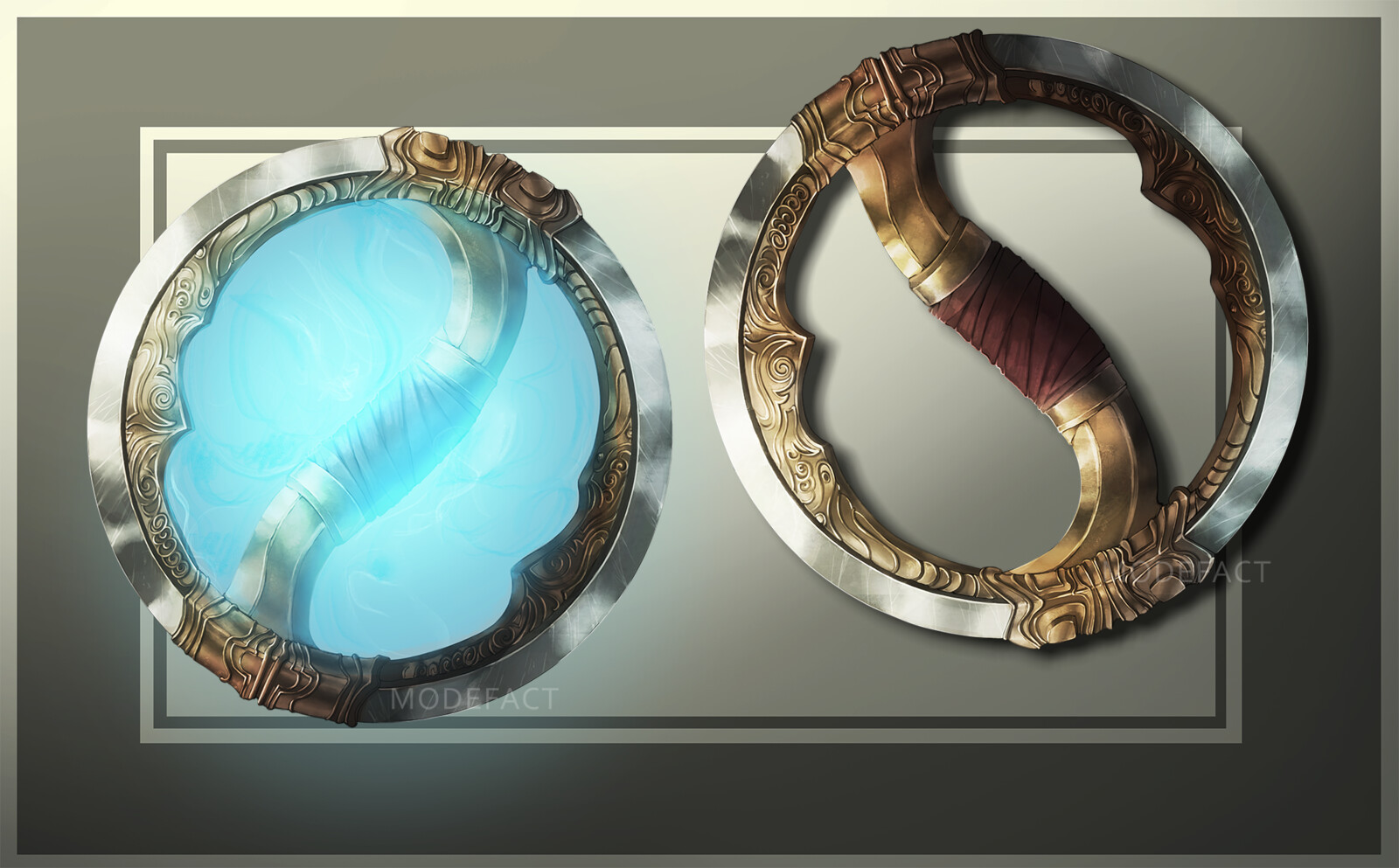 Modefact - [COMMISSION] chakrams with and without energy