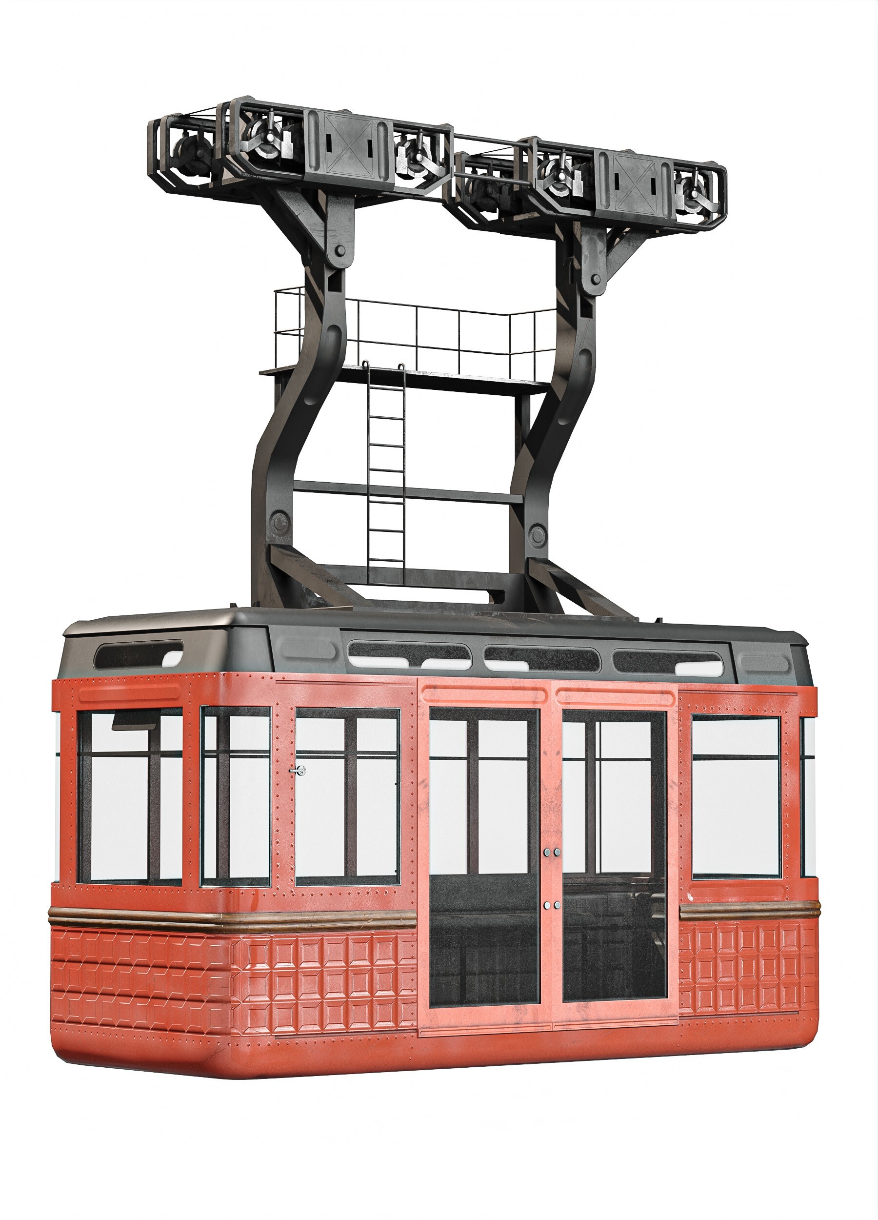 ArtStation - Cable Car