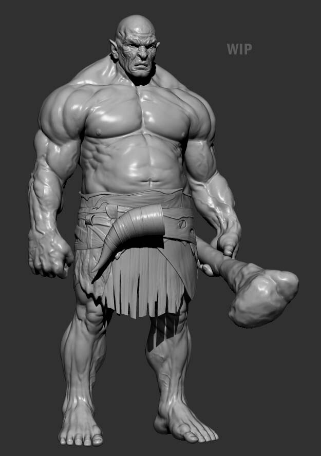 ArtStation - Zbrush_practise_work