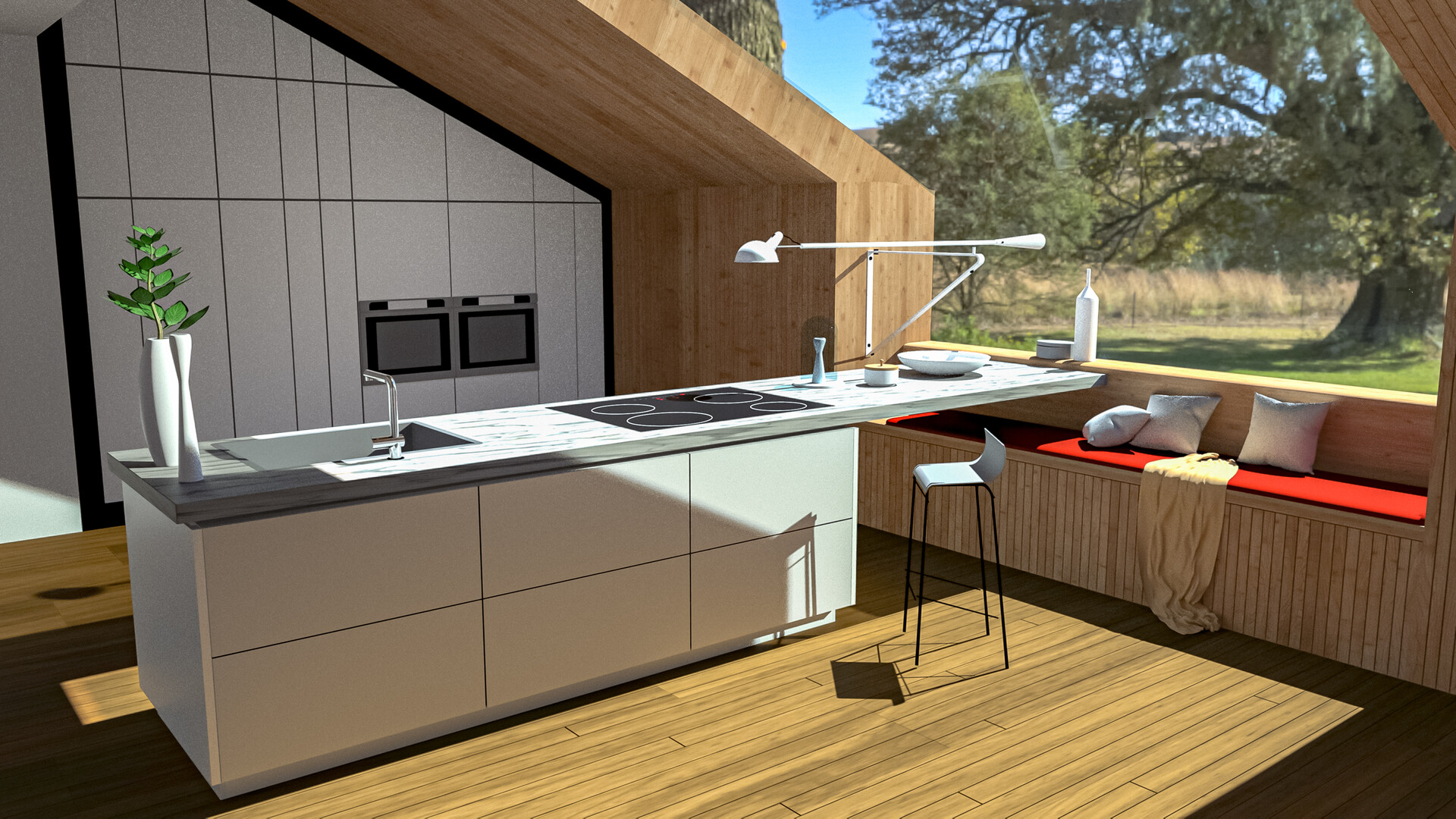 ArtStation - indoor kitchen model | Interior modelling