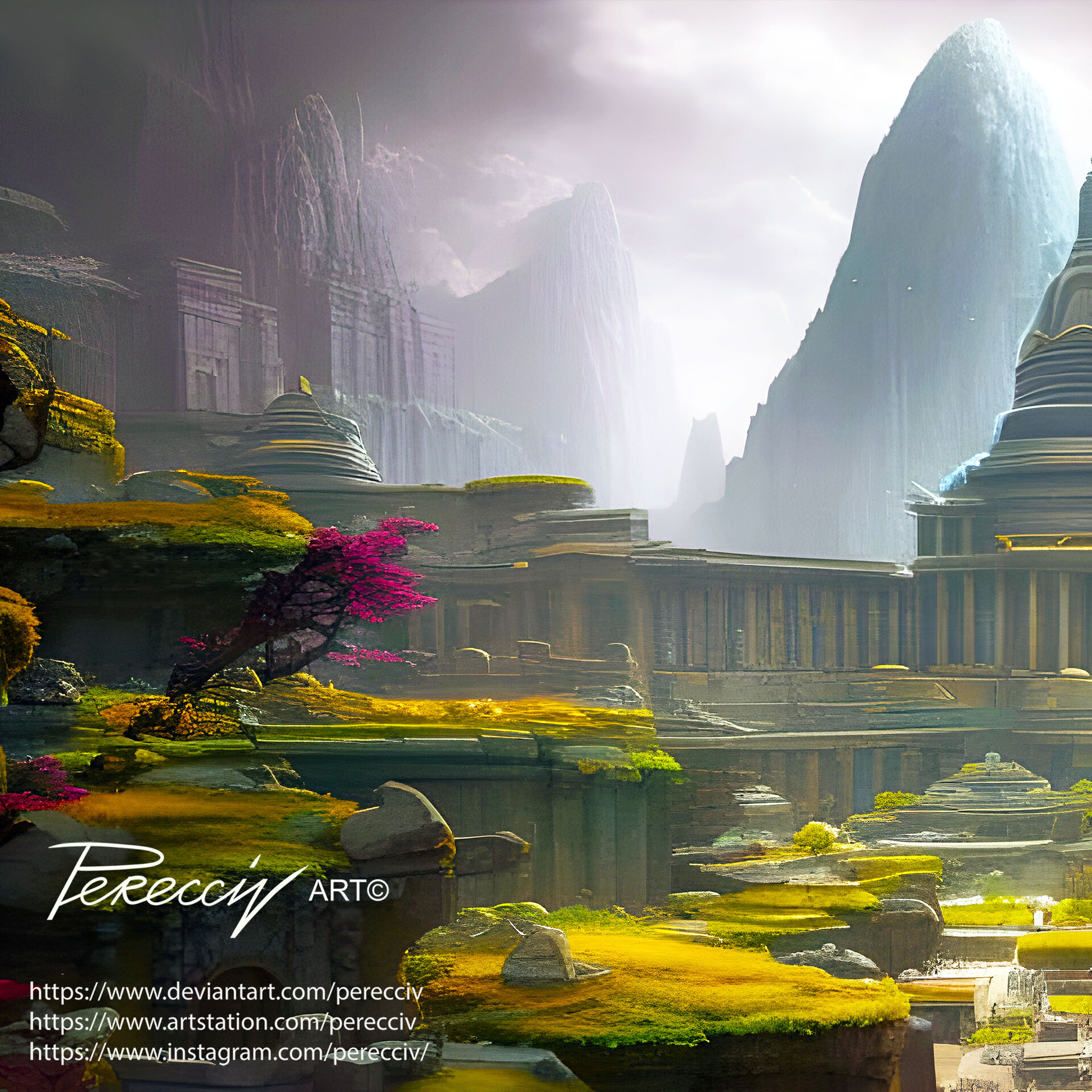 ArtStation - Magic Journeys: City of the Titans