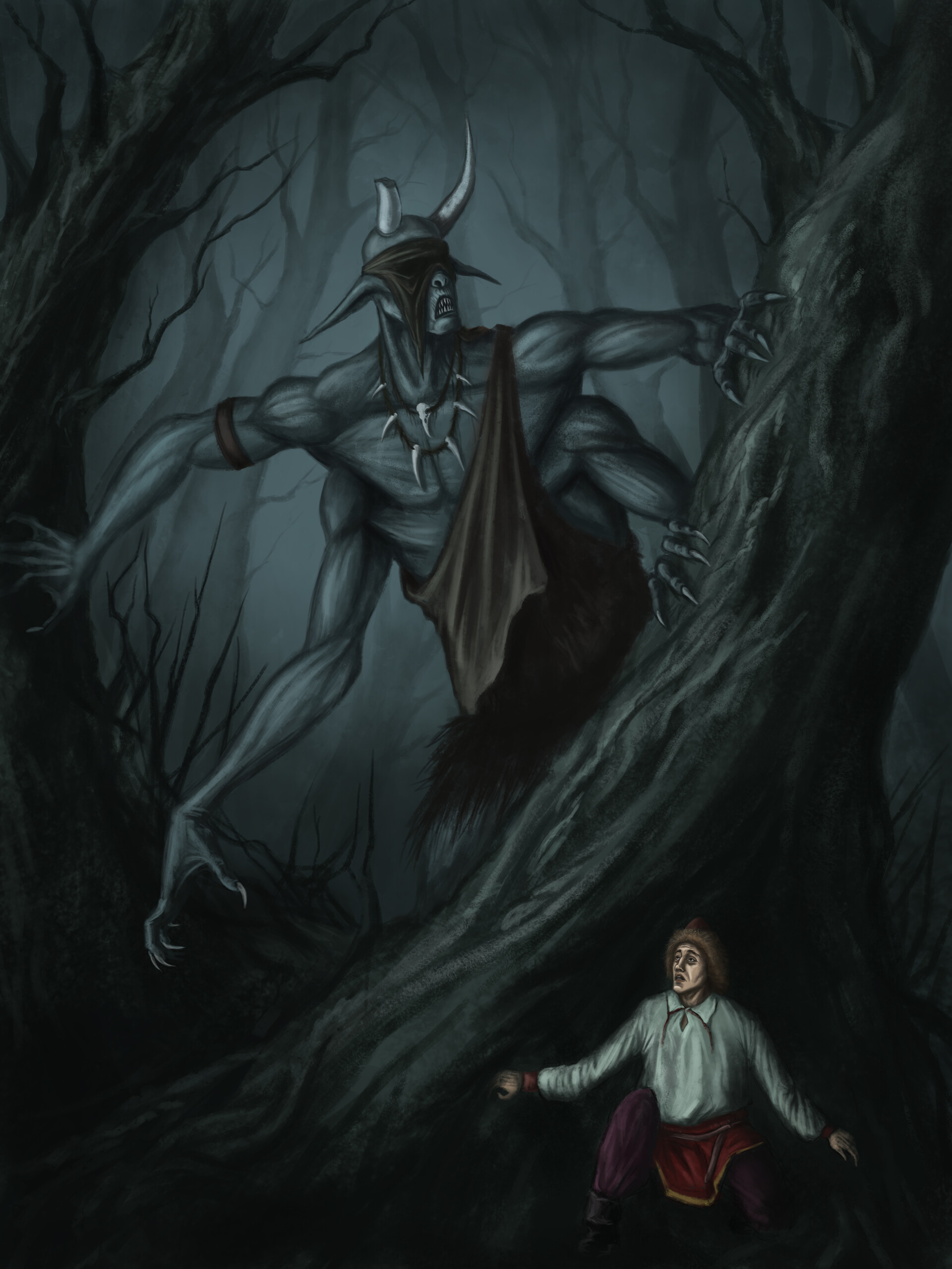 ArtStation - Blind demon