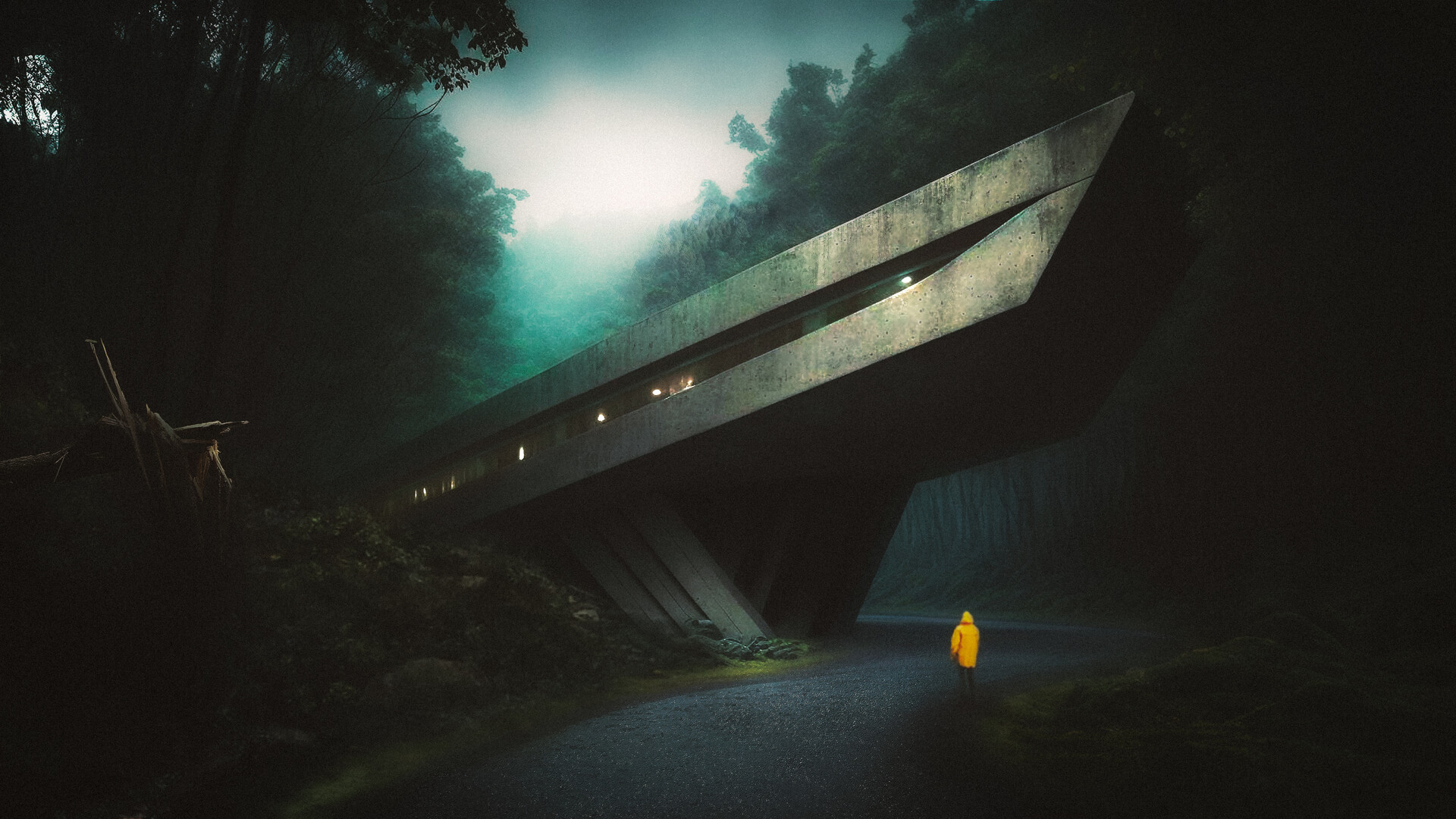 ArtStation - Brutalist building