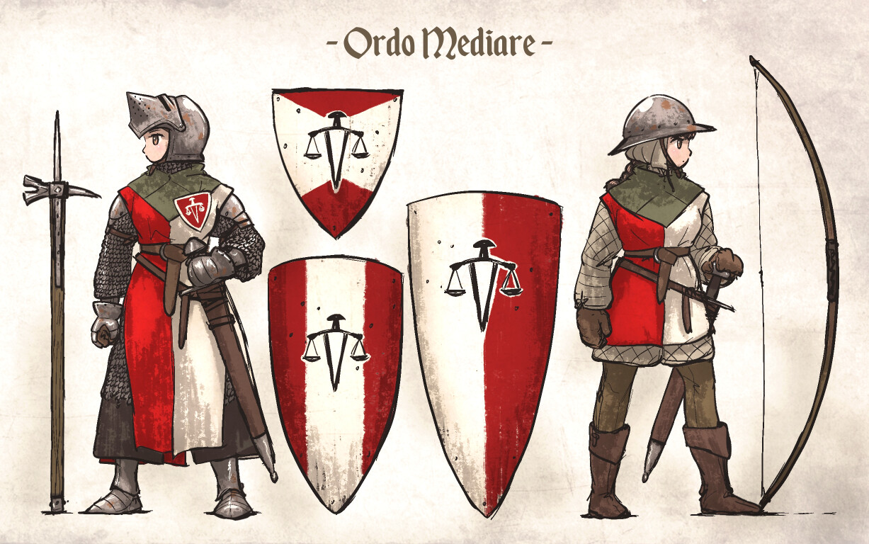 ArtStation - Ordo Mediare Sister - Heraldry Design