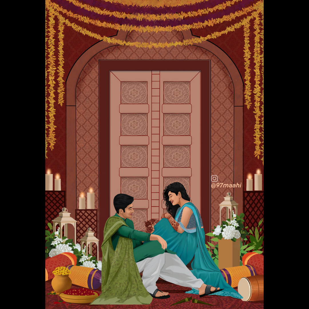ArtStation - mehendi e-card