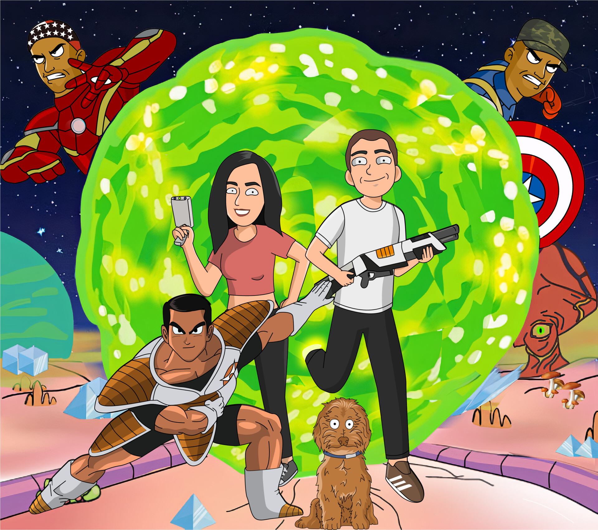 ArtStation - rick and morty DGZ cartoon