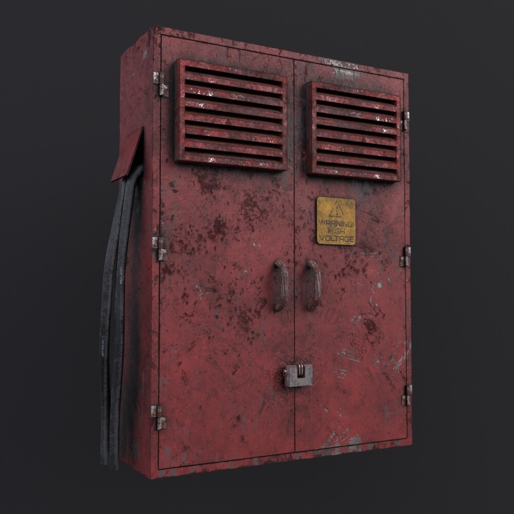 ArtStation - ELECTRICAL INSTALLATION BOX IN CHERNOBYL / ЯЩИК ...