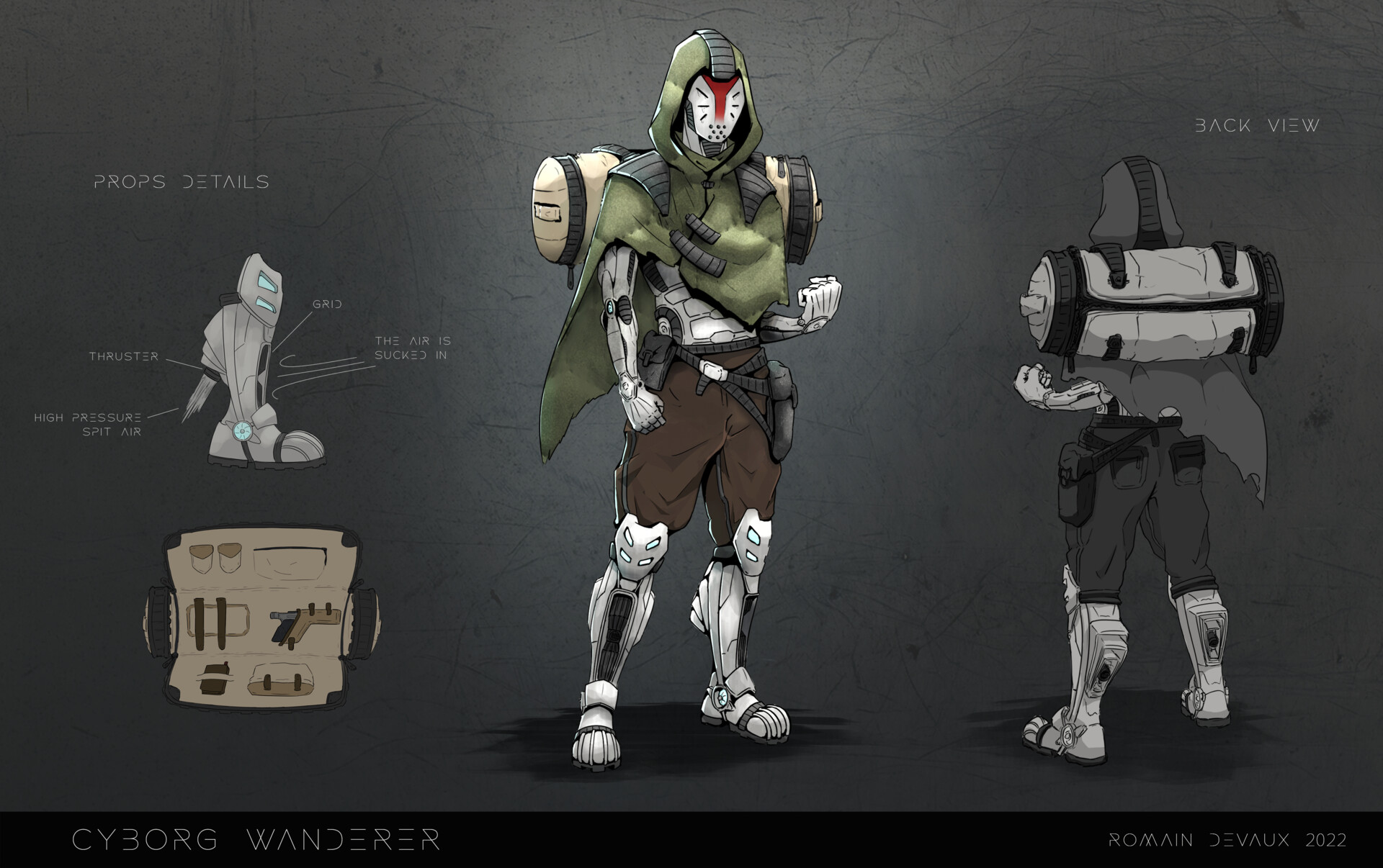 ArtStation - CYBORG WANDERER