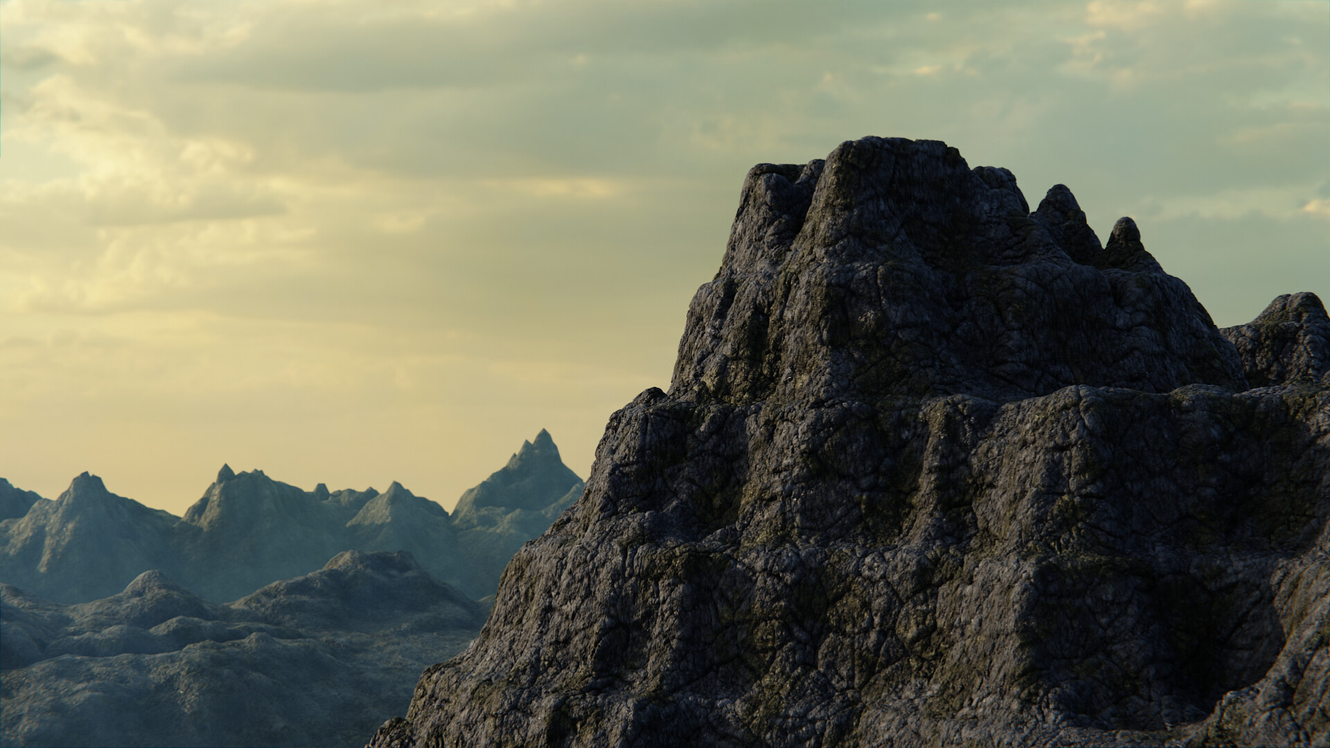 ArtStation - Mountain Hardscape