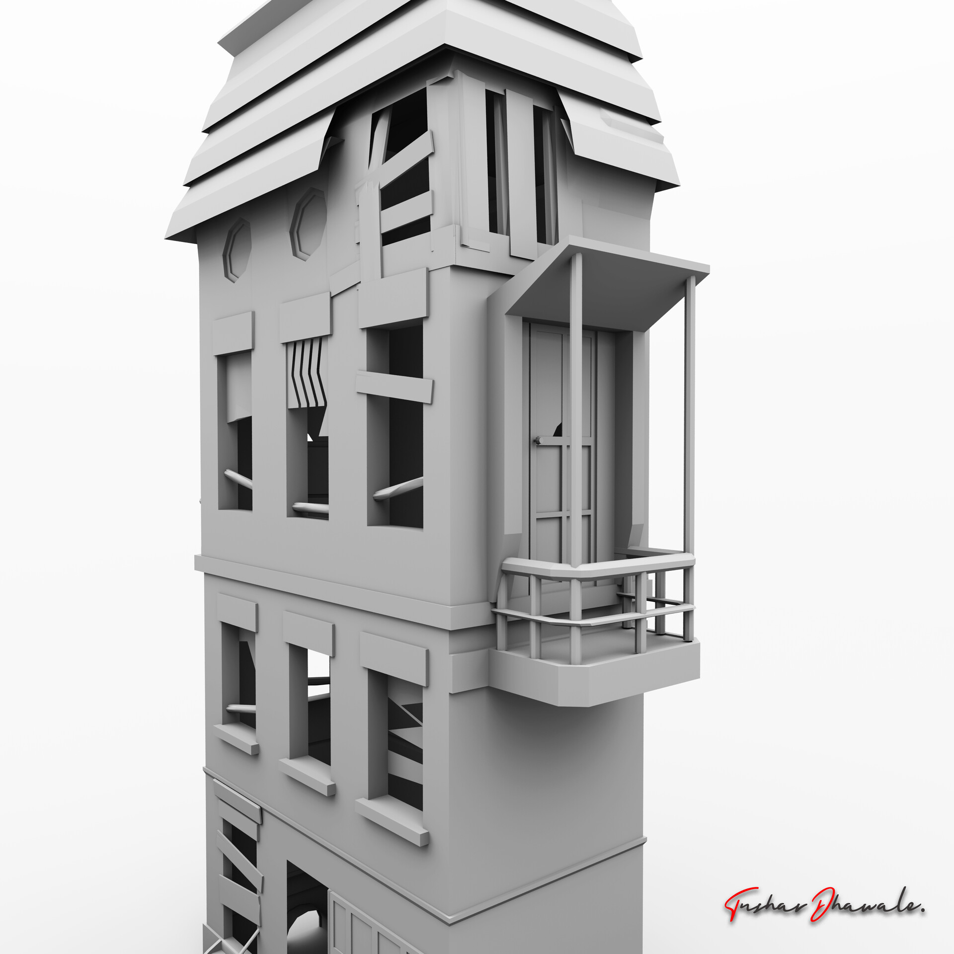 ArtStation - Fantasy House 3D Model