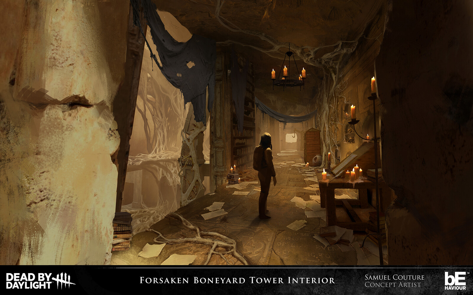 Samuel Couture - Dead by Daylight - Forsaken Boneyard Map Concept Art